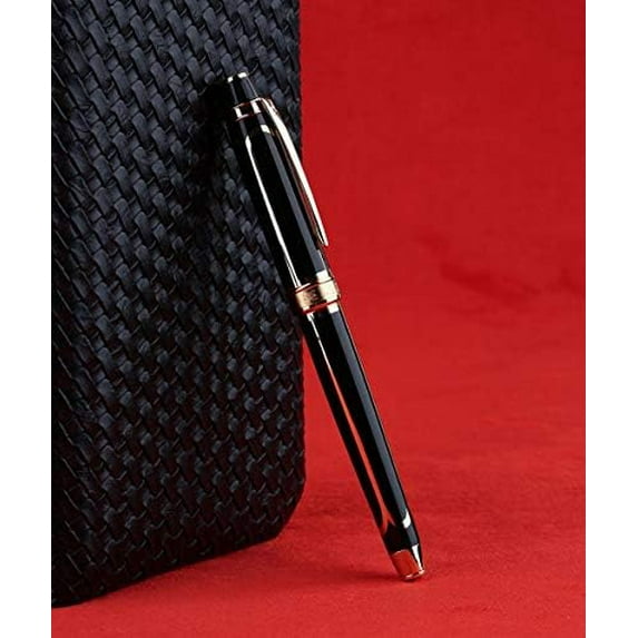 Hero Classic 100 14K Solid Gold Nib Fountain Pen, Gold Trim and Arrow ...