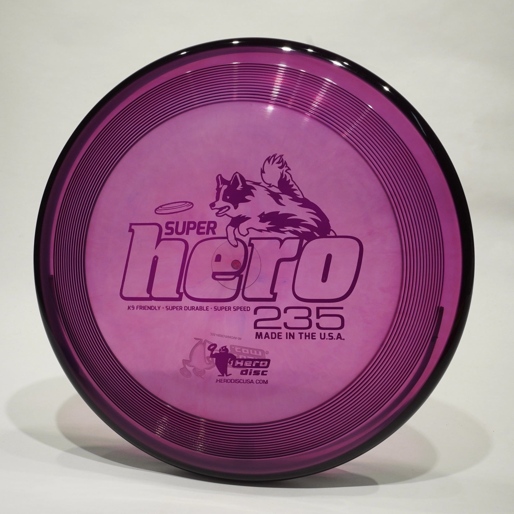 Hero Disc Super Hero - 235mm Dog Sport Flying Disc - Walmart.com