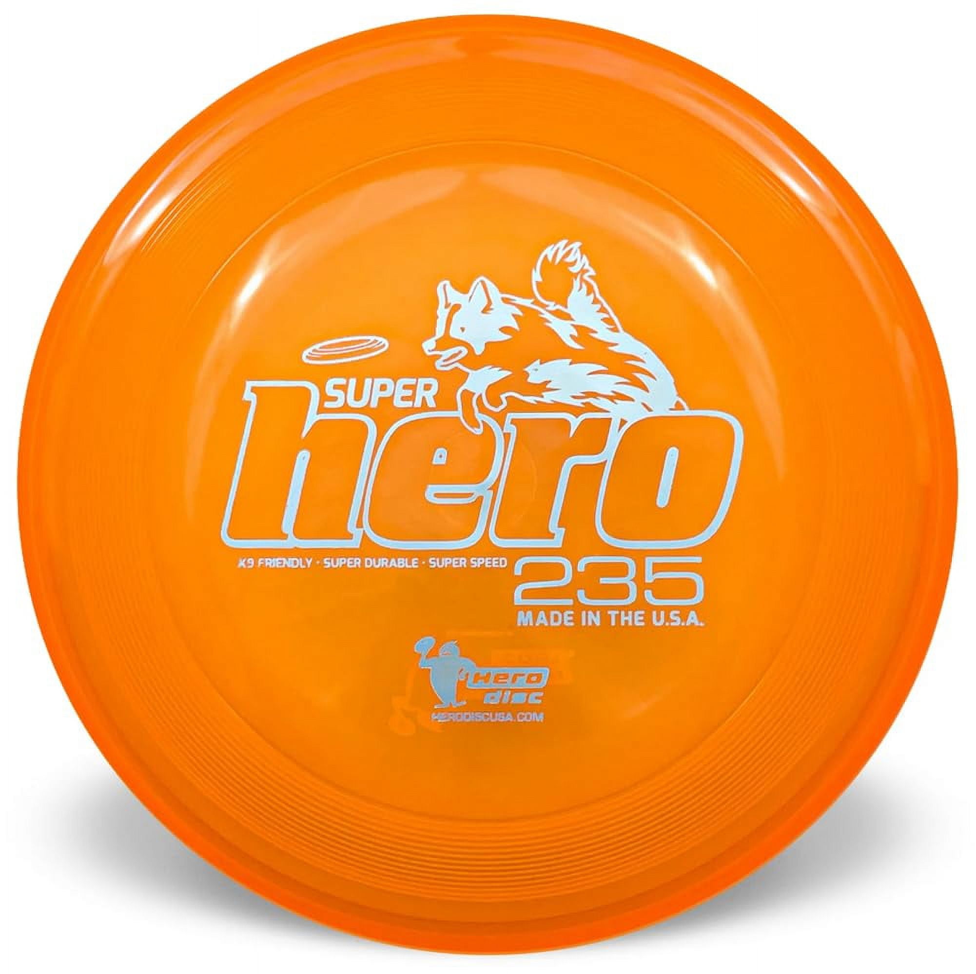 Hero Disc USA Superhero YYF14 235 K9 Candy Plastic Dog Frisbee, Outdoor ...
