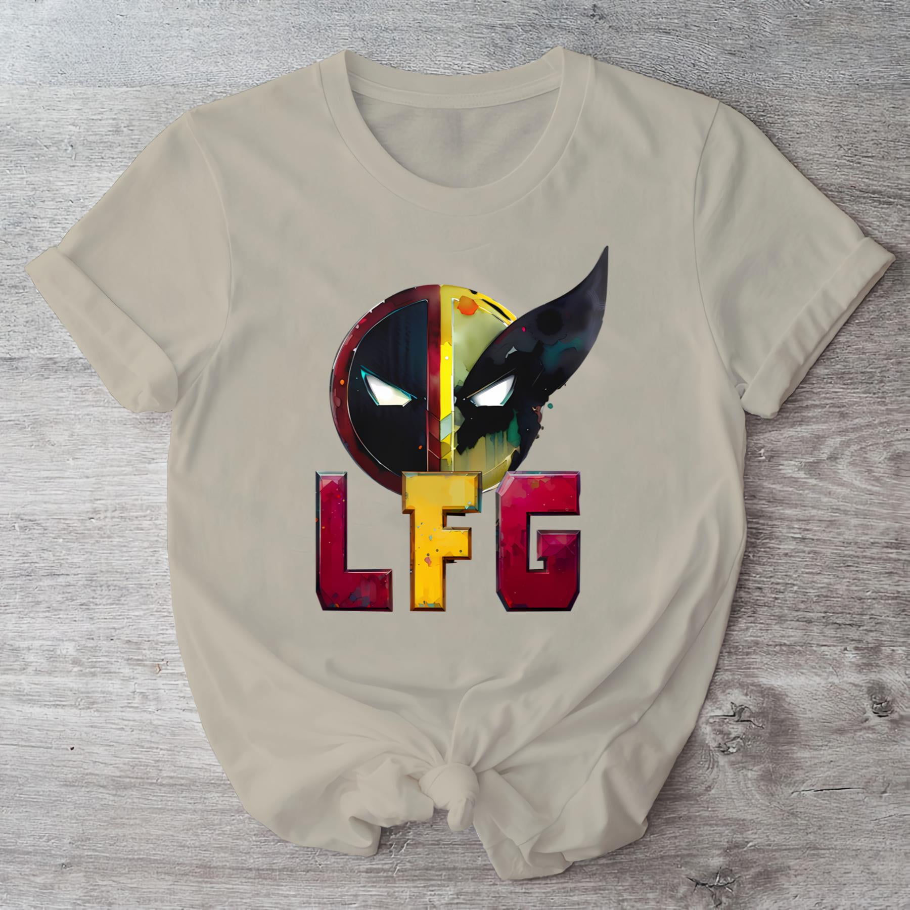 Hero Duo Watercolor Mashup Shirt, Comic Action Parody Graphic Tee, Bold Pop Culture Fan T-shirt ...