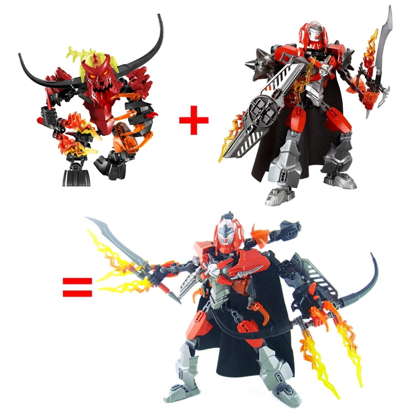 Hero Factory Star Warrior Bionicle Building Blocks Furno Evo Combined ...