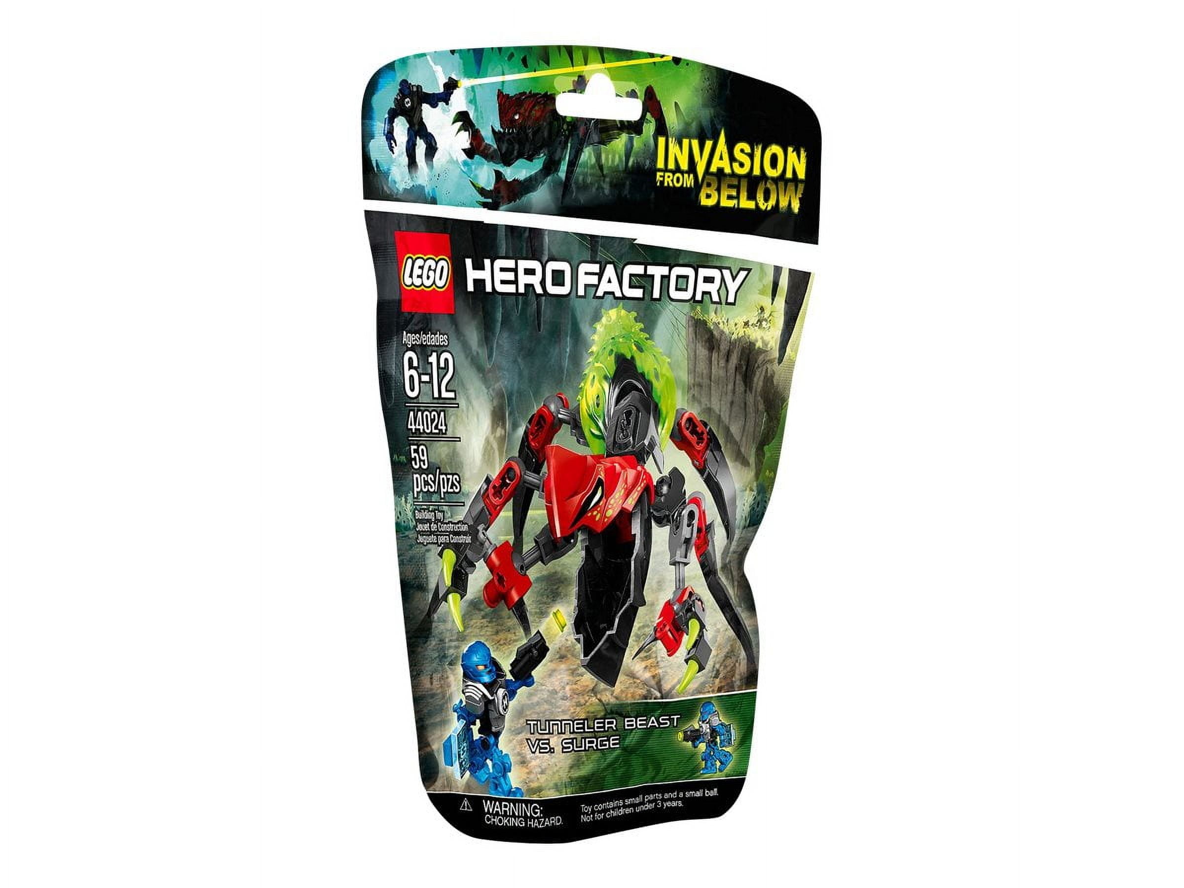 Hero Factory TUNNELER Beast vs. SURGE Set LEGO 44024 - Walmart.com