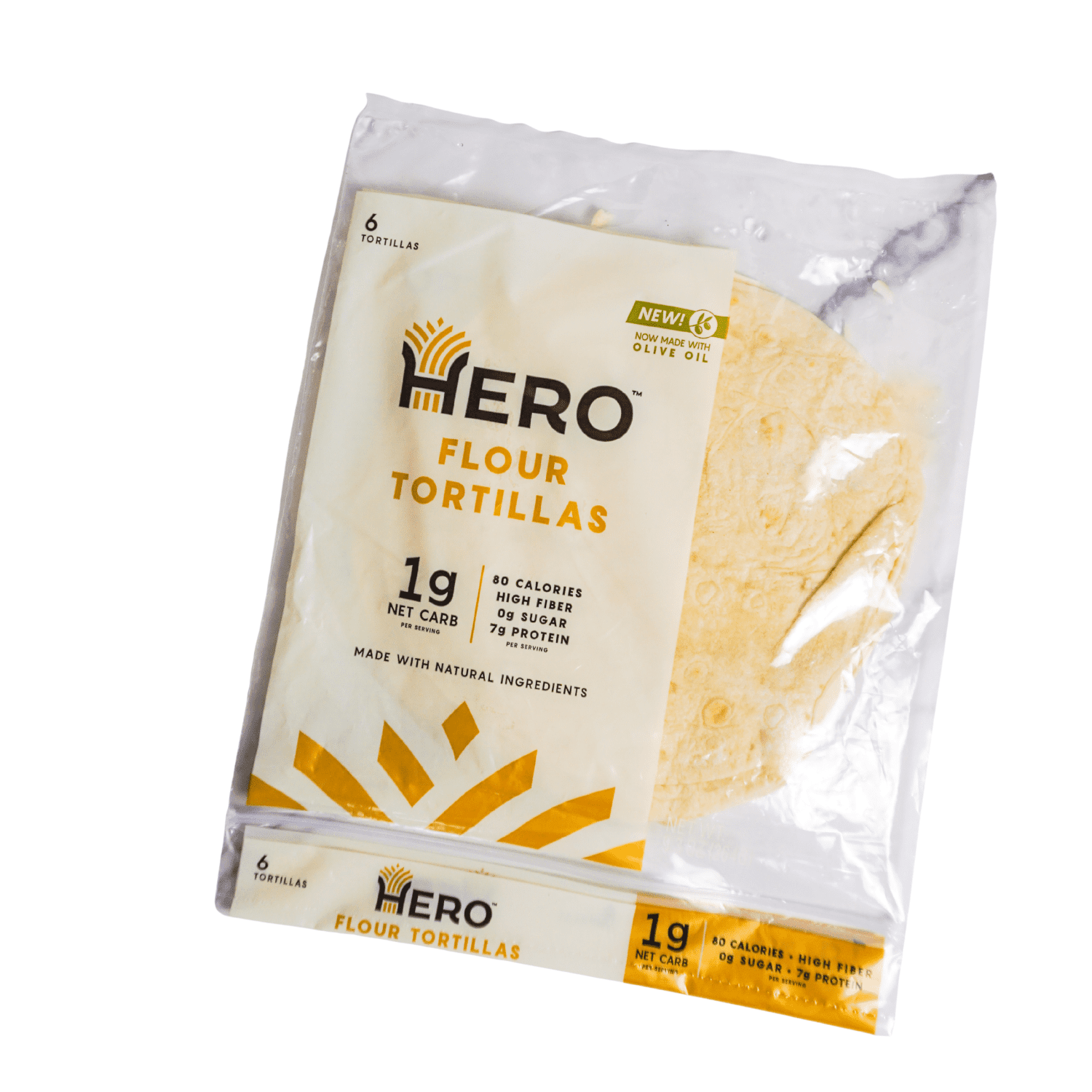 Hero Zero Carb, Zero Sugar, Keto Diet Friendly Flour Tortillas ...