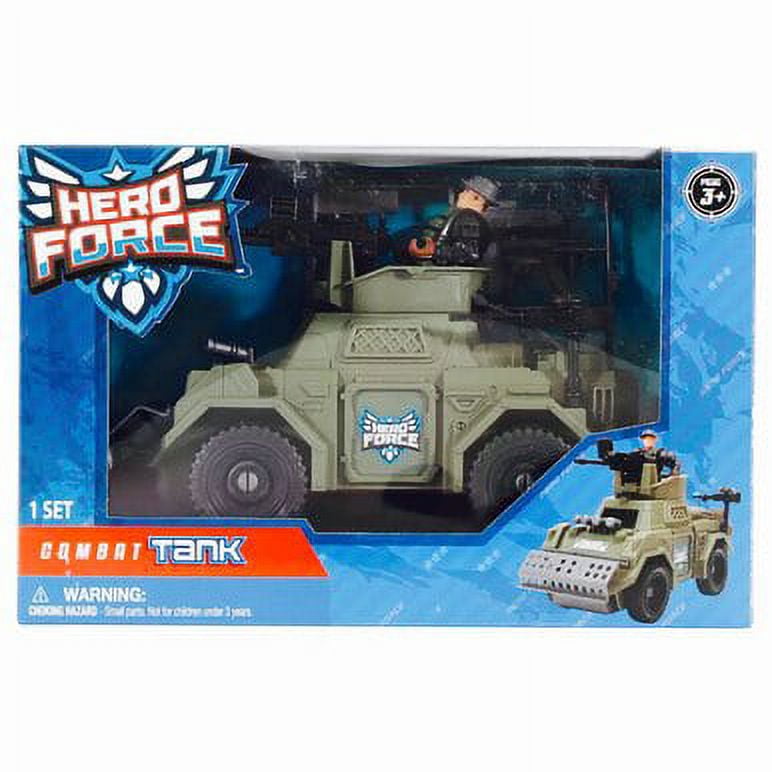 Hero Force Combat Tank with 3.75" Action Figure - Walmart.com