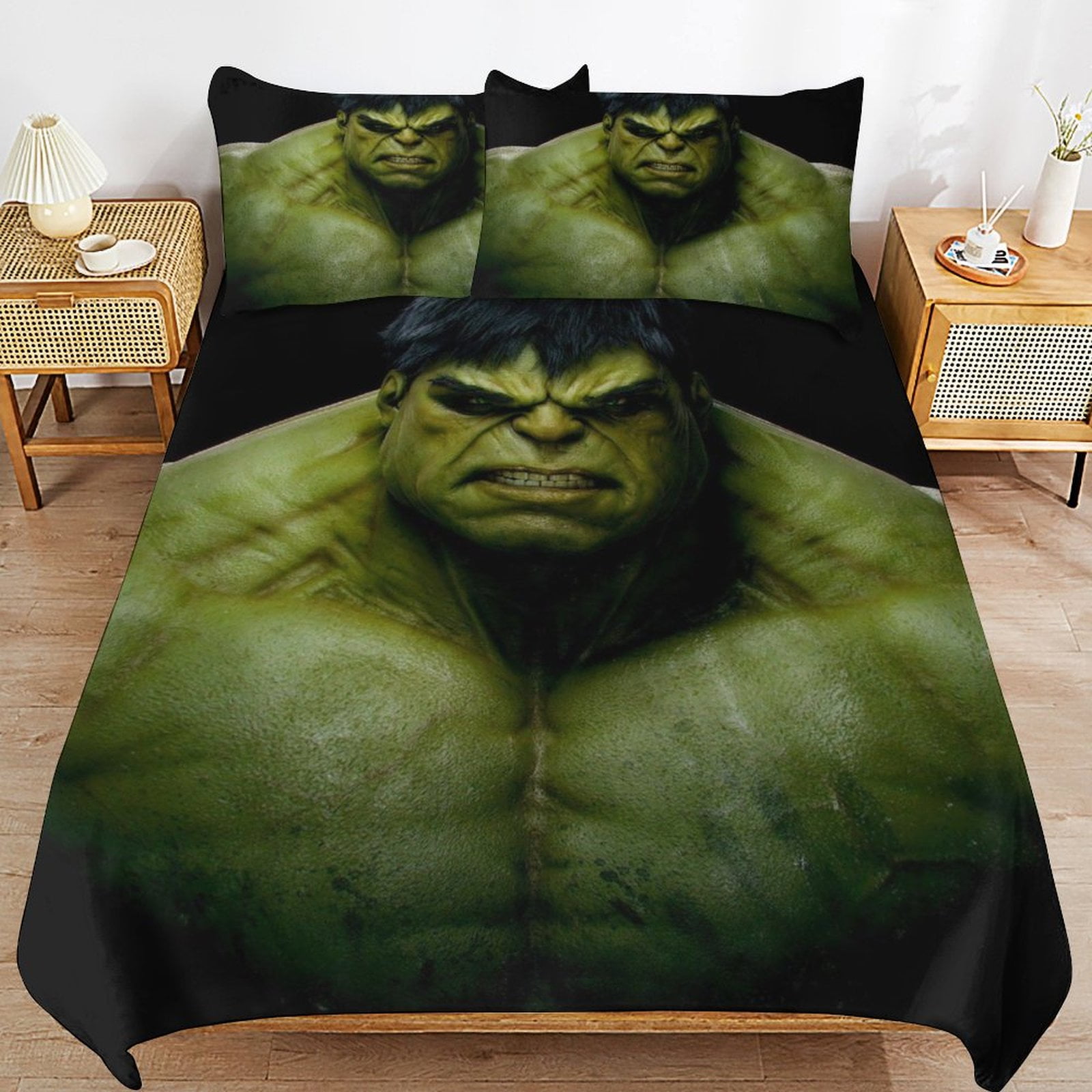Hero Hulk Bed Duvet Cover Microfiber Bedding Sets 3D Printed ...