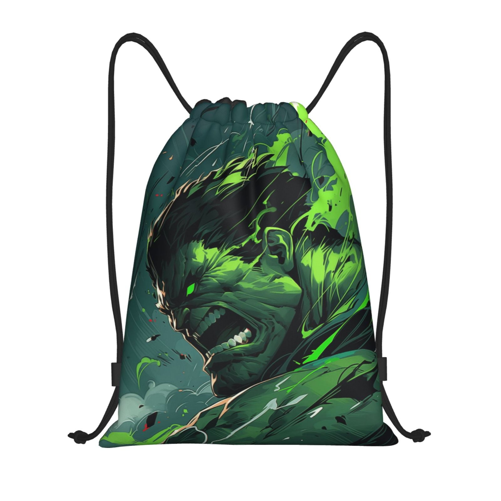 Hero Hulk Drawstring Backpack Sport Gym Bag For Yoga Swimming Gymsack ...