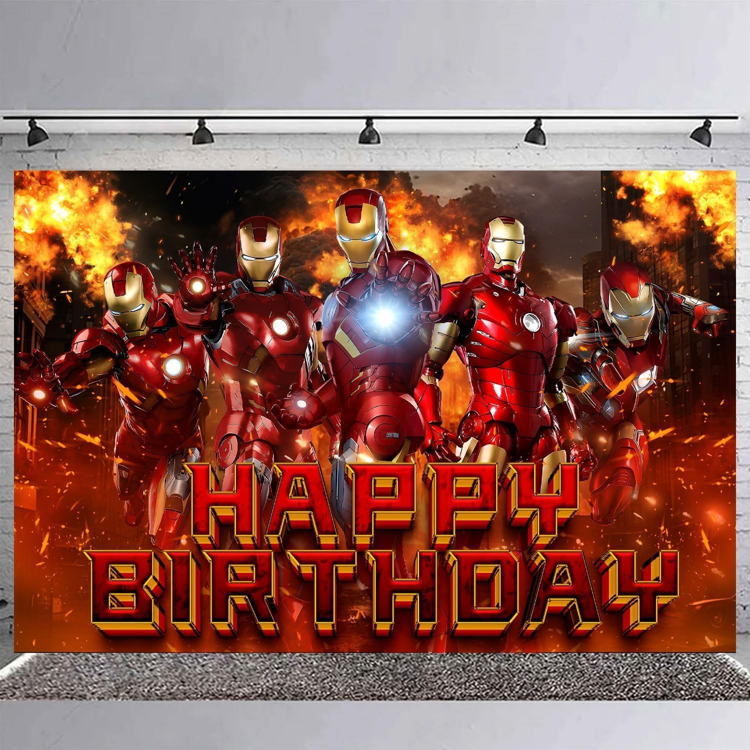 Hero Man Backdrop 43*71in Birthday Party Supplies Photography ...