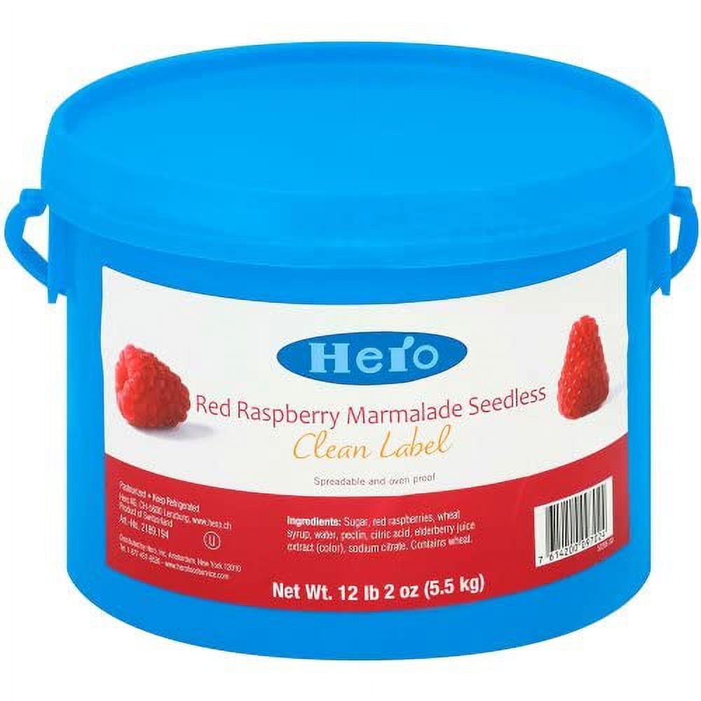 Hero Red Raspberry Marmalade Seedless Baking Jam, 12.12 Pound -- 1 each ...
