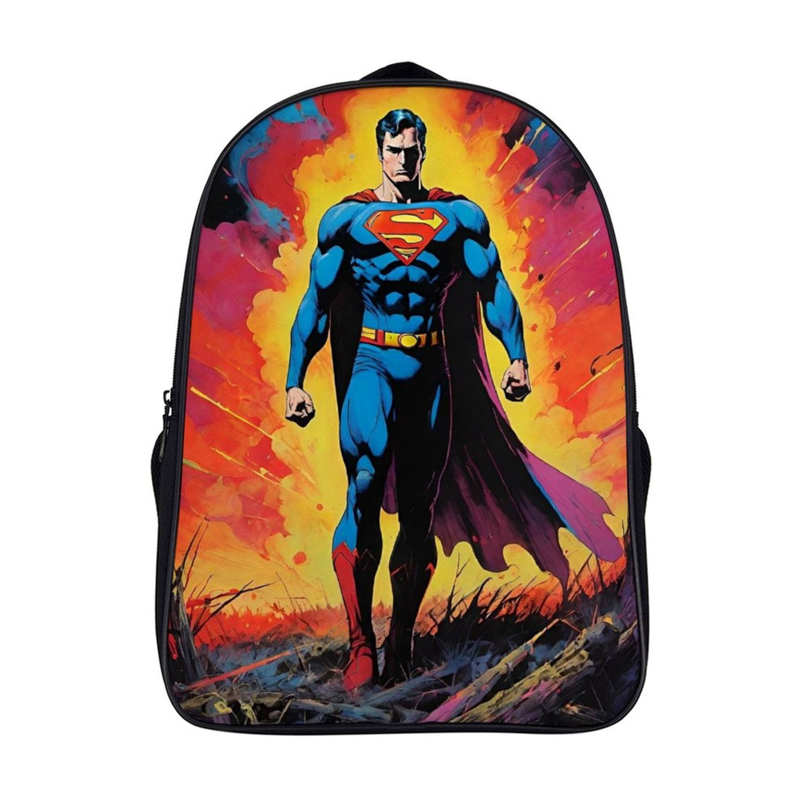 Hero Superman 16-inch Dual-compartment Backpack. A Simple, Modern ...