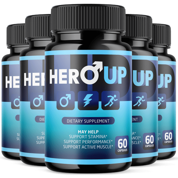 Hero Up Advanced Formula Pills All Natural Vitamin Supplement HeroUp ...
