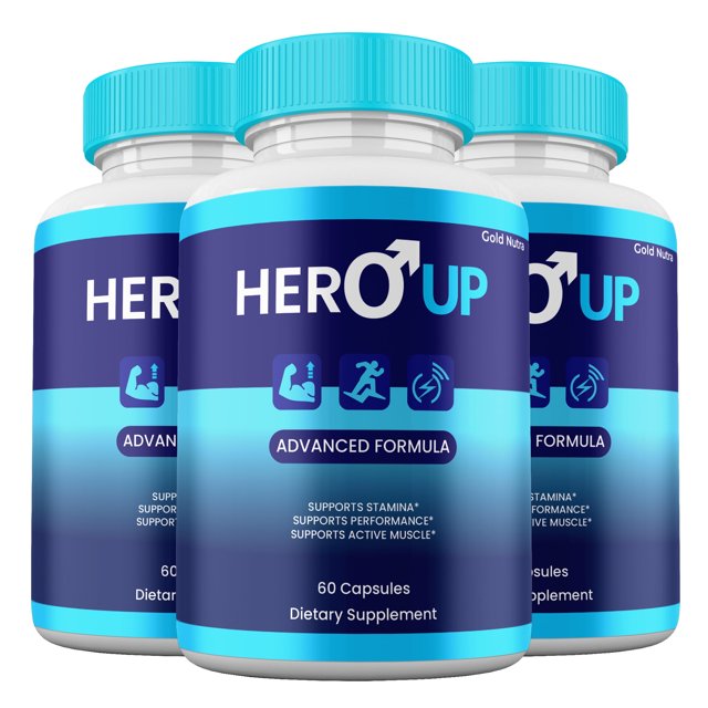 Hero Up Capsules, High Potency HeroUp Supplement Pills, All Natural ...