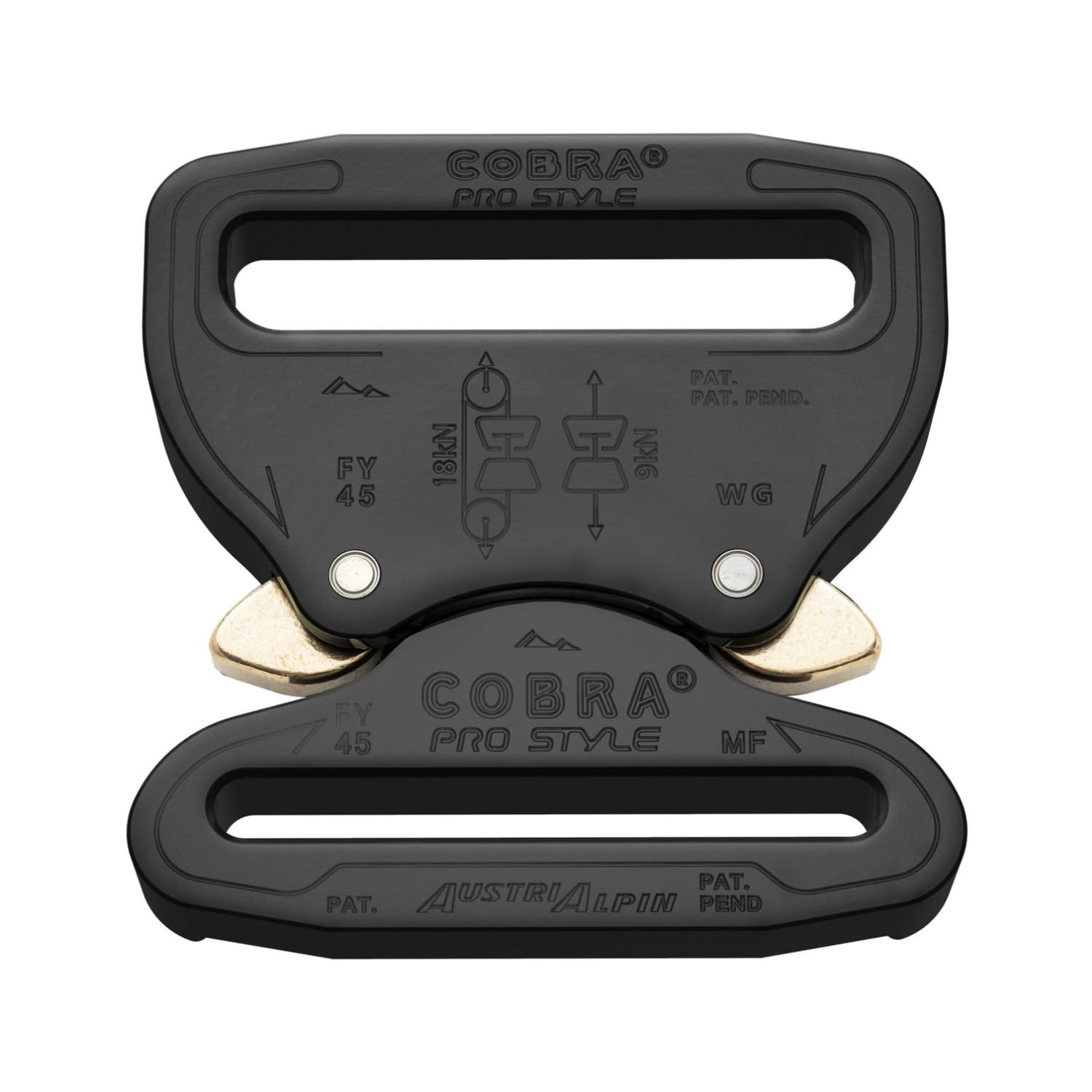 Hero’s Pride COBRA® Pro Style Aluminum Buckle, 2.25", Quick-Release ...
