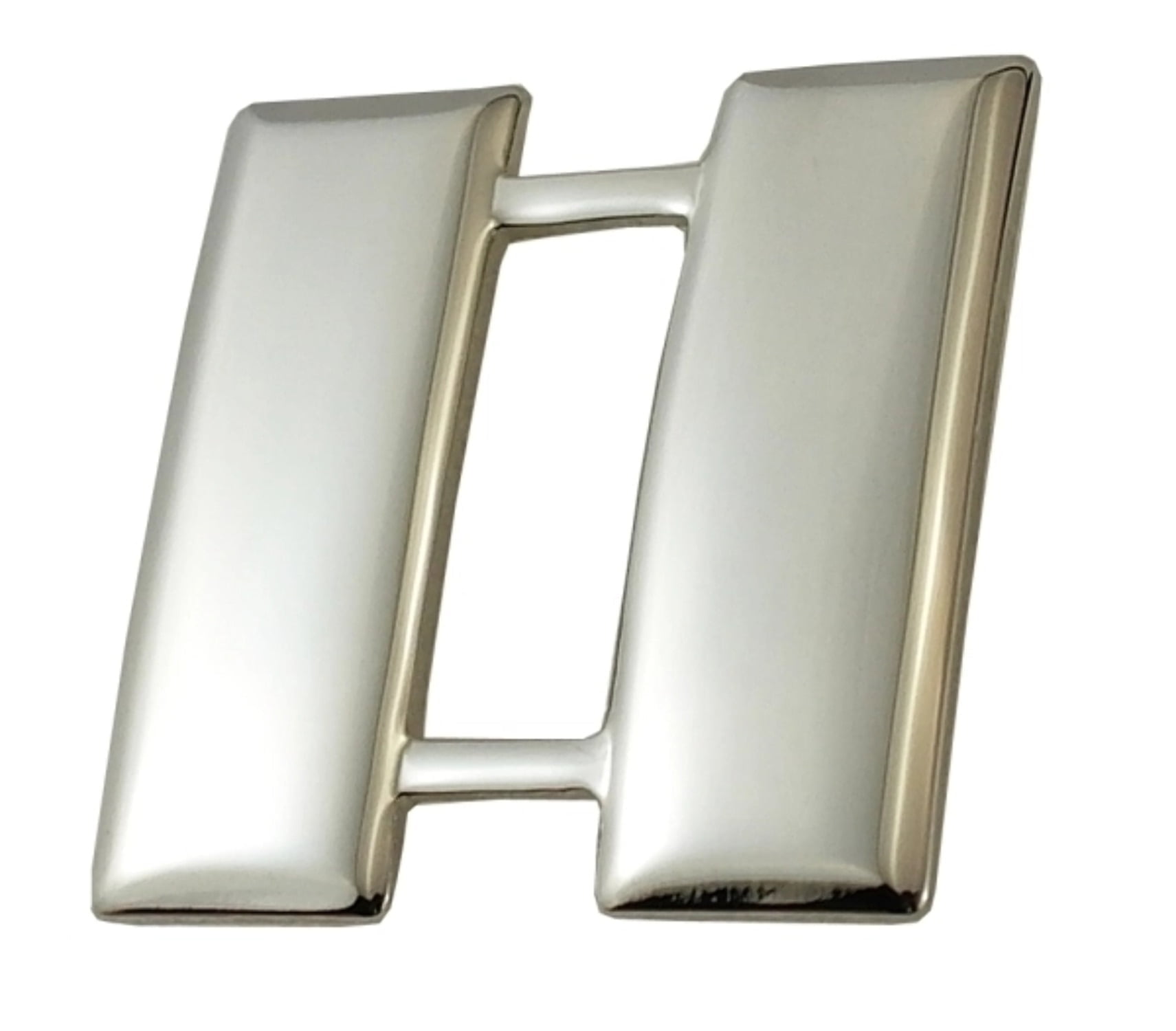 Hero’s Pride Captain Insignia – Smooth Silver Finish, Pin & Safety ...