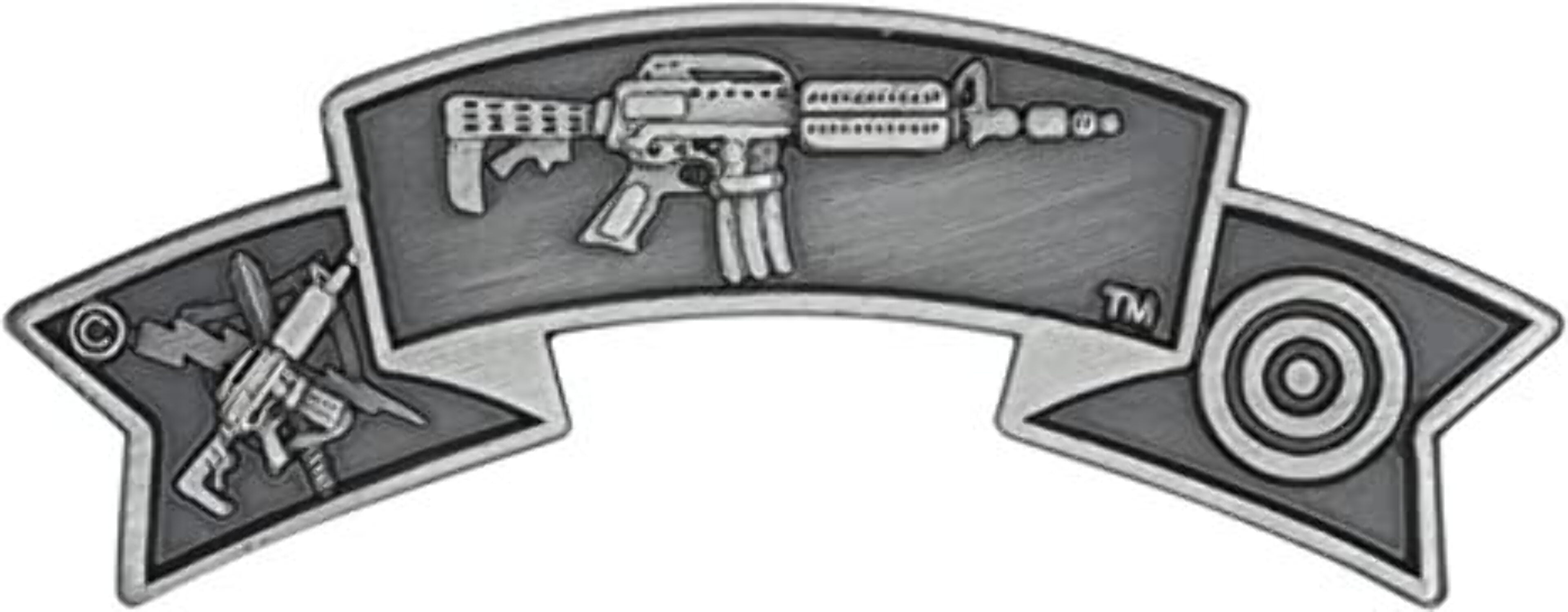 Hero's Pride Center Mass® Patrol Rifle Qualification Pin, 2" x 0.75 ...