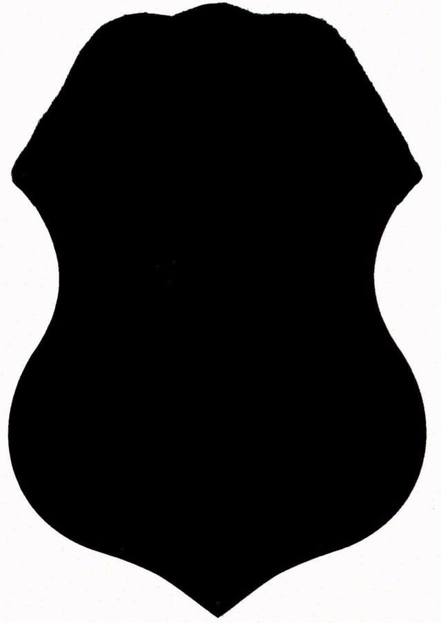 Hero's Pride Deluxe Teardrop Badge Holder with Recessed Cutout – Fits 2 ...