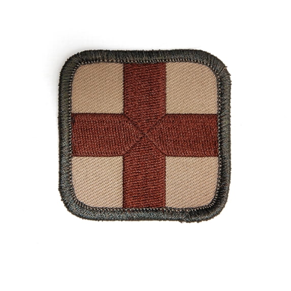 Hero's Pride Medic Cross Patch with Hook Backing, 2" x 2", Multicam ...