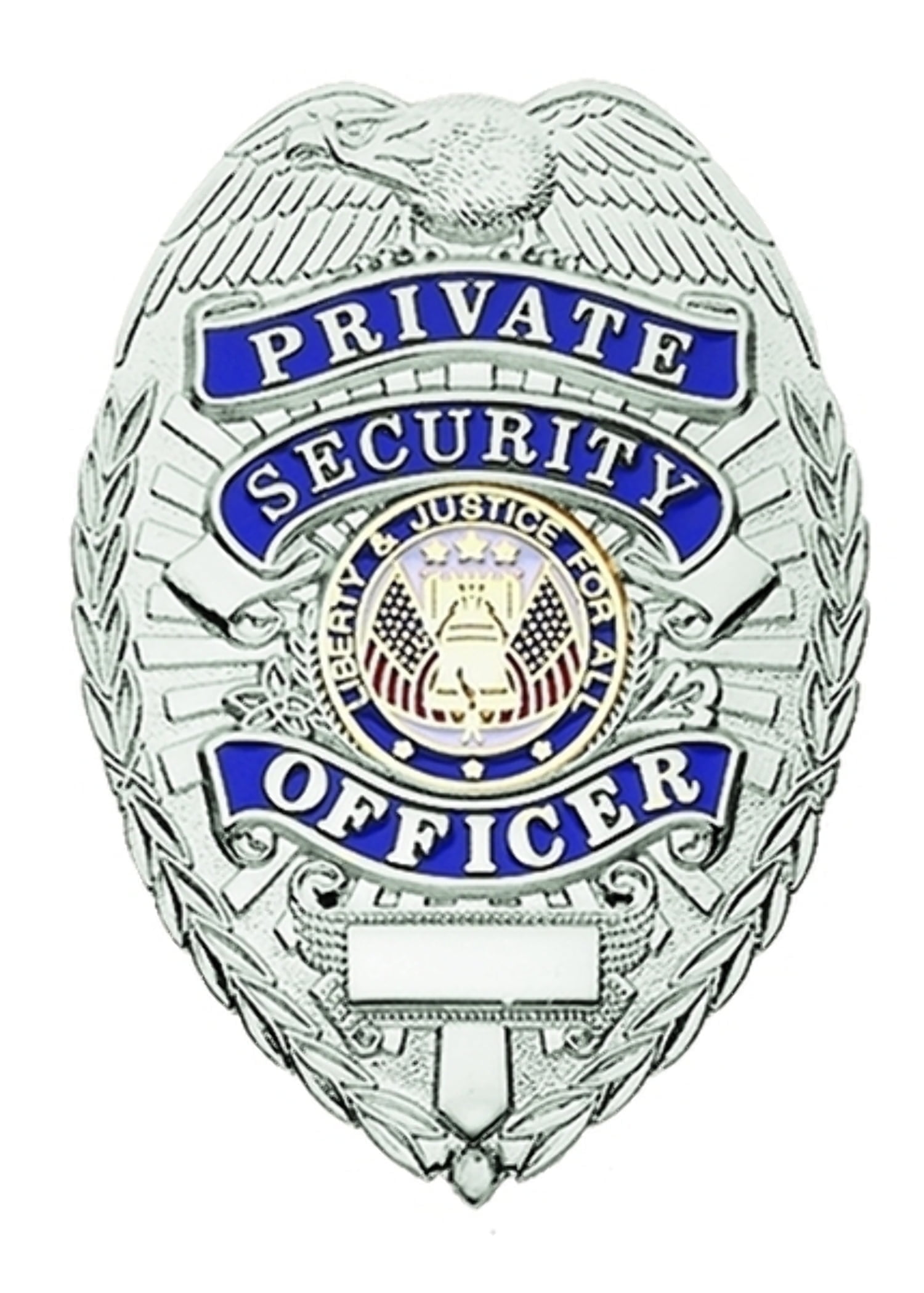 Hero’s Pride Private Security Officer Badge, Silver, Enameled, 5-Pc Pin ...