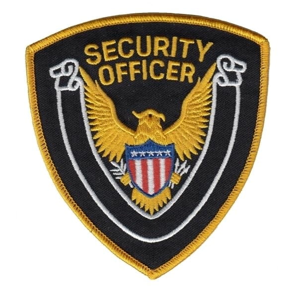Hero's Pride SECURITY OFFICER Embroidered Shoulder Patch, 4x4 in, Sew ...