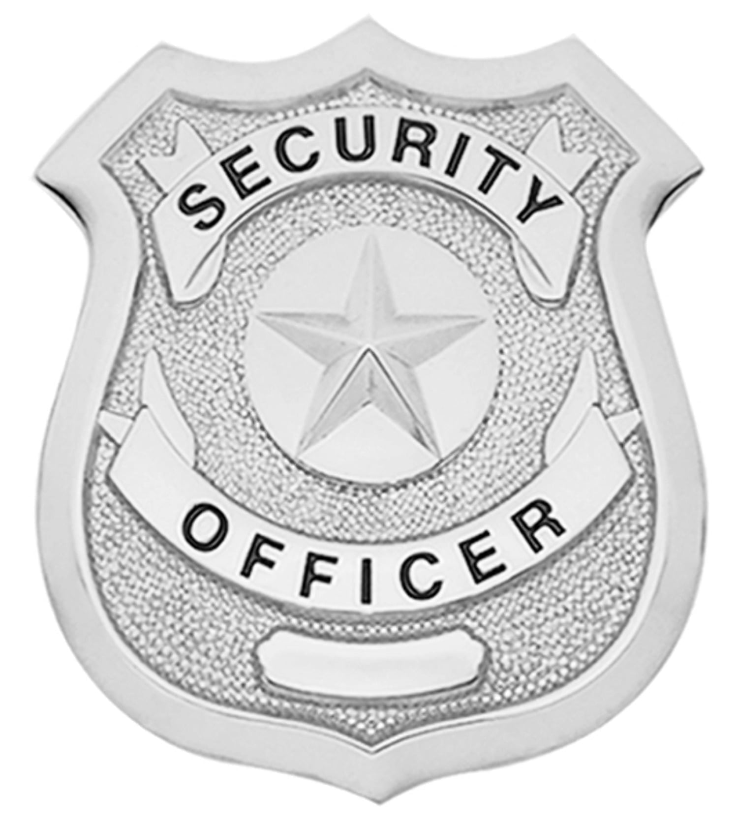 Hero's Pride Security Officer Badge, Silver Finish, Small Size (2-1/4" x 2-5/8") - Walmart.com