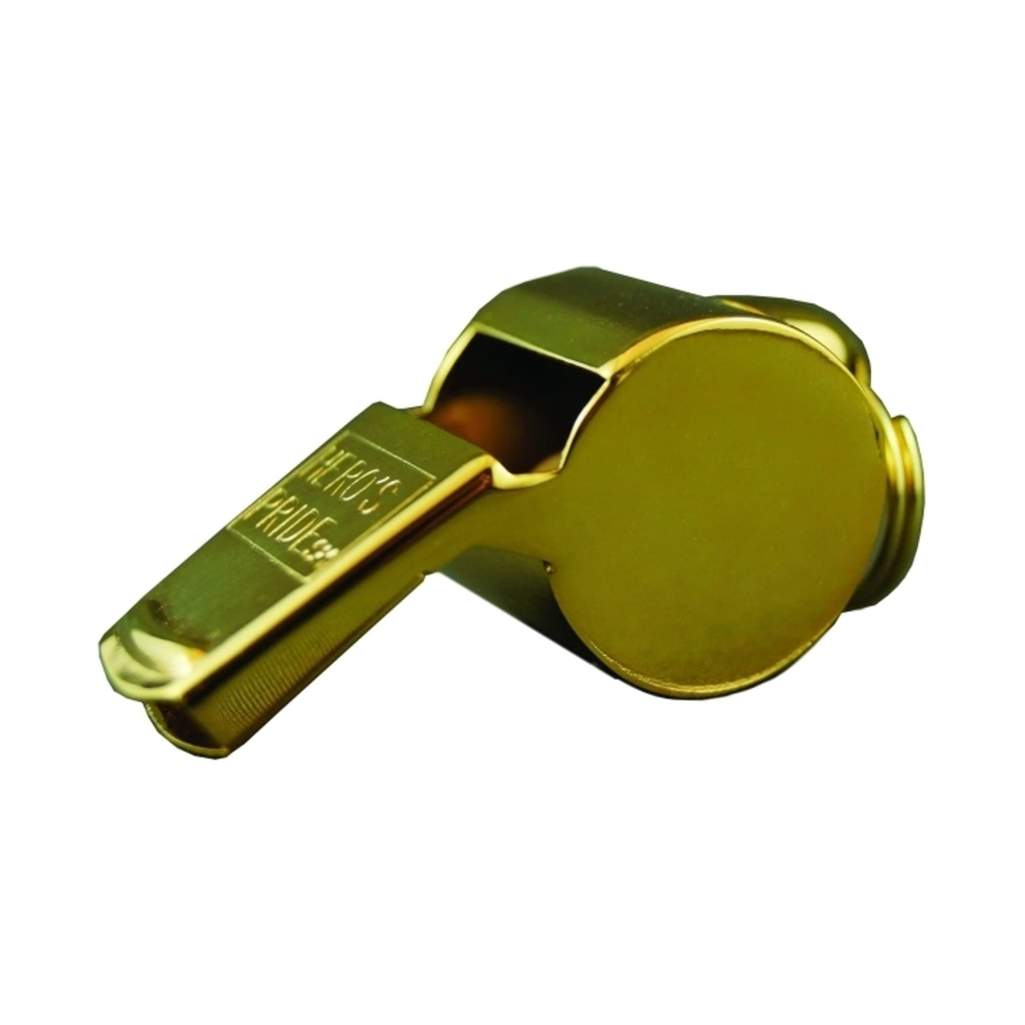 Hero's Pride Standard Issue Whistle – Gold Finish, 90–100 dB ...