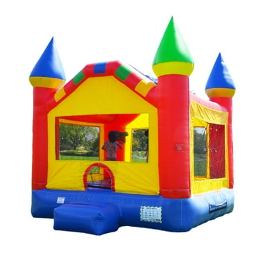 JumpOrange Fiesta Commercial Grade Bounce House with Blower for Kids ...
