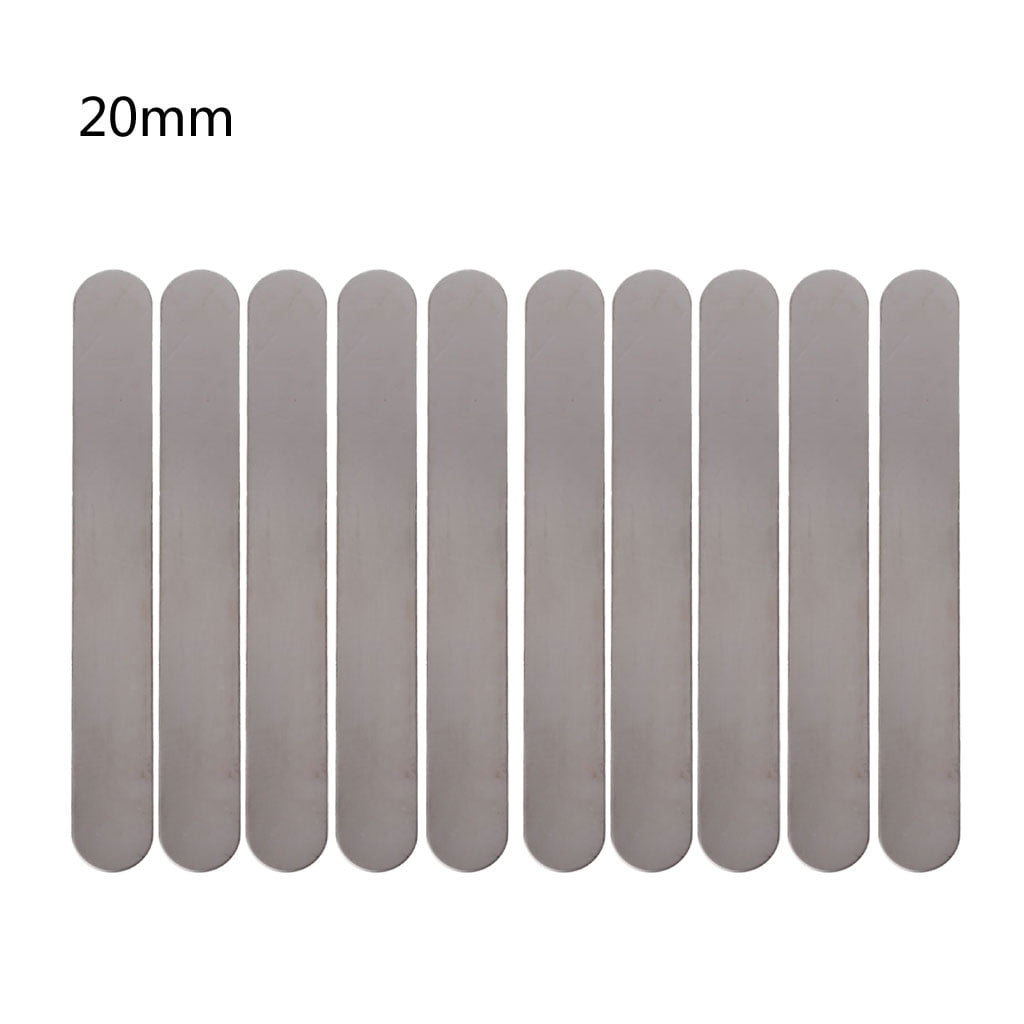 HeroNeo 10Pieces/set Blank Bracelet Titanium Steel Stamping Cuff Bangle ...