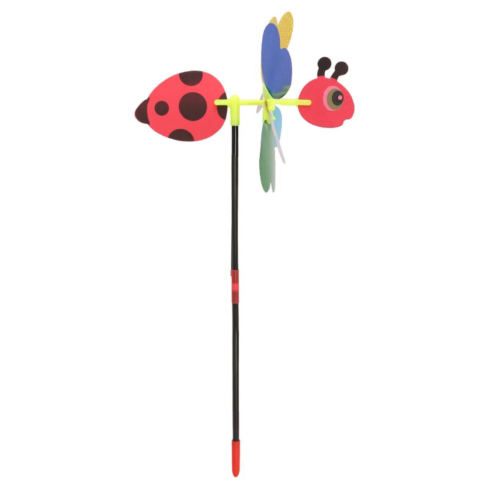 HeroNeo 3D Sequins Animal Bee Windmill Wind Spinner Home Garden Yard ...