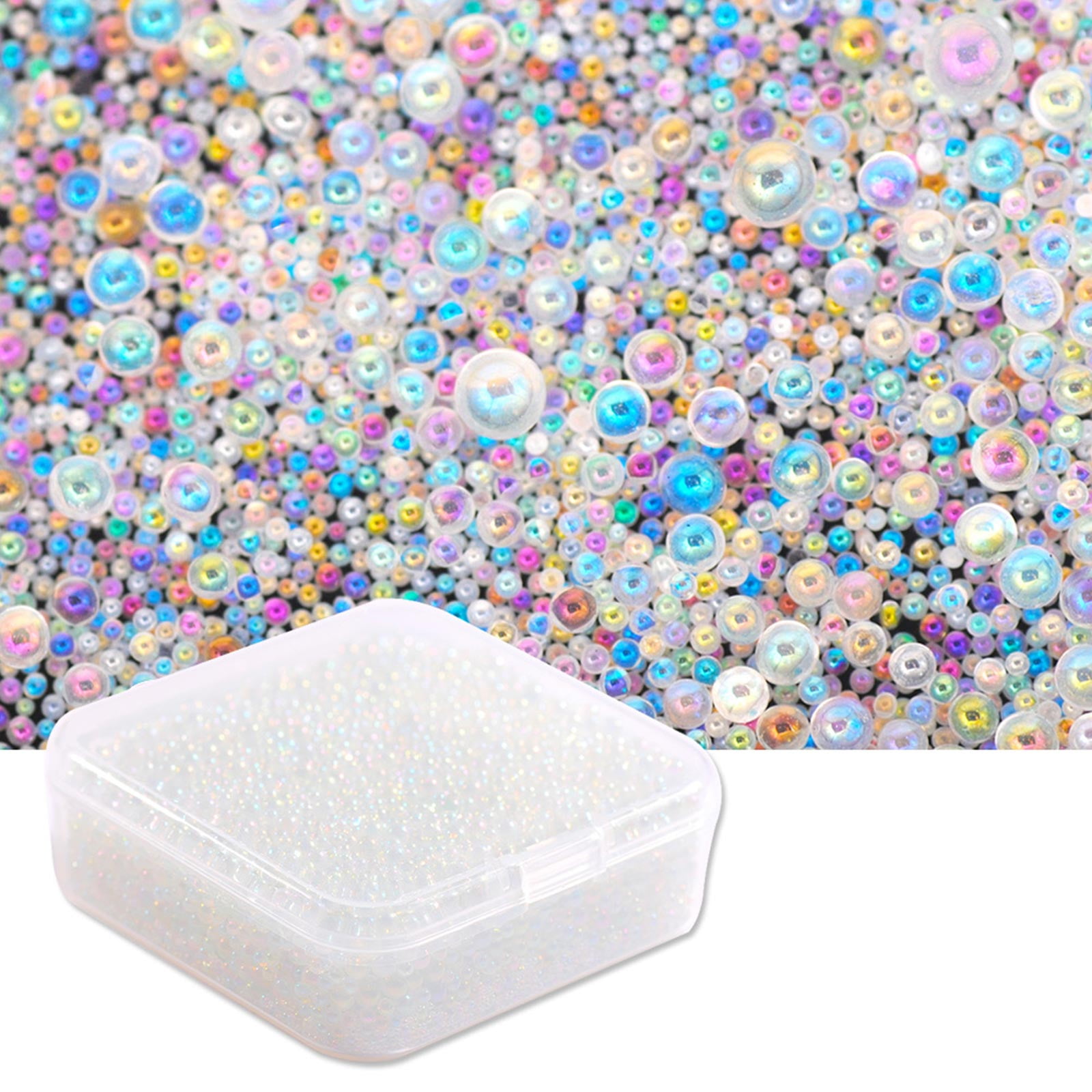 HeroNeo 90g UV Resin Bubble Beads Droplet Multicolor Fillers Water Bead ...