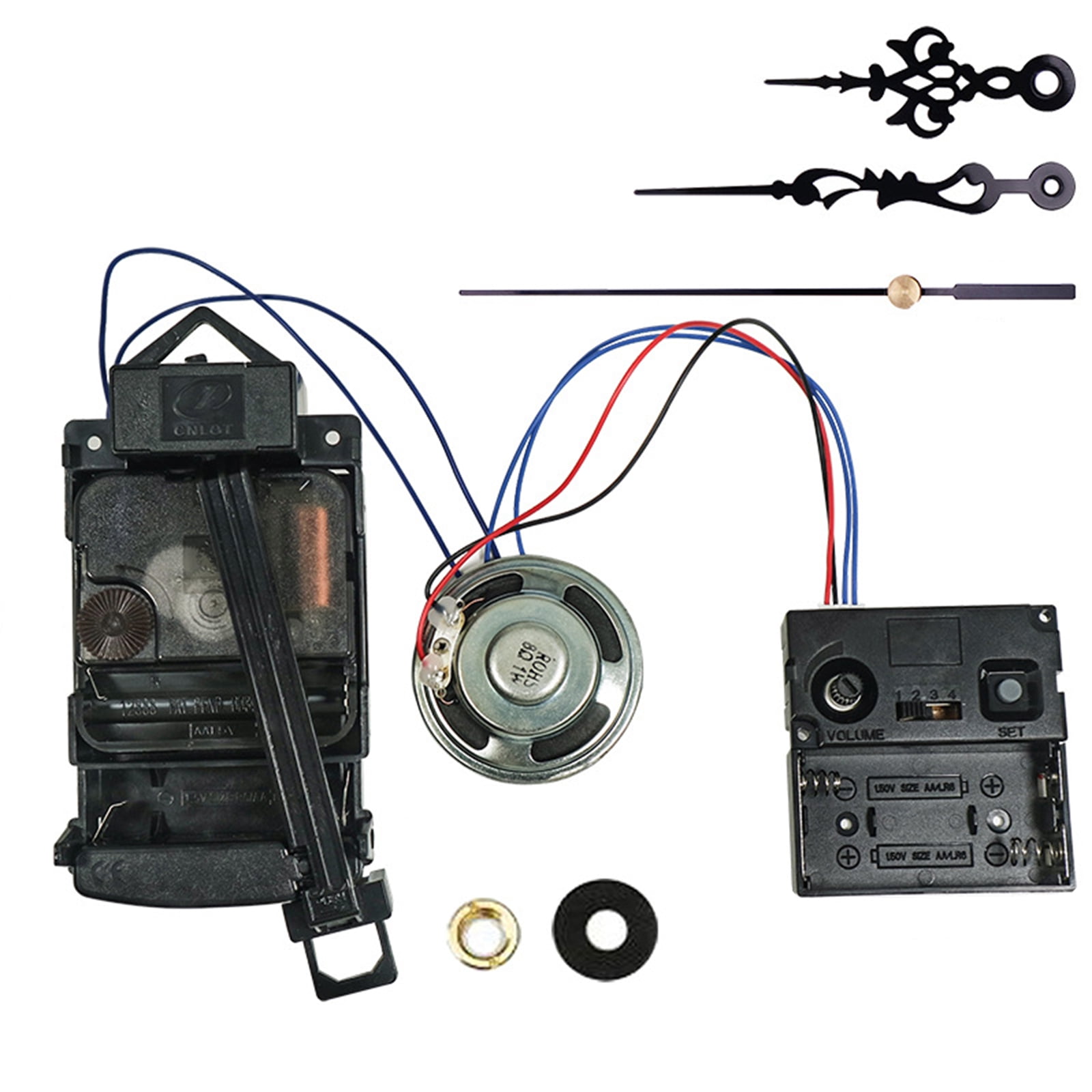 HeroNeo Wall Quartz Pendulum Clock Movement Mechanism with Long Shaft ...