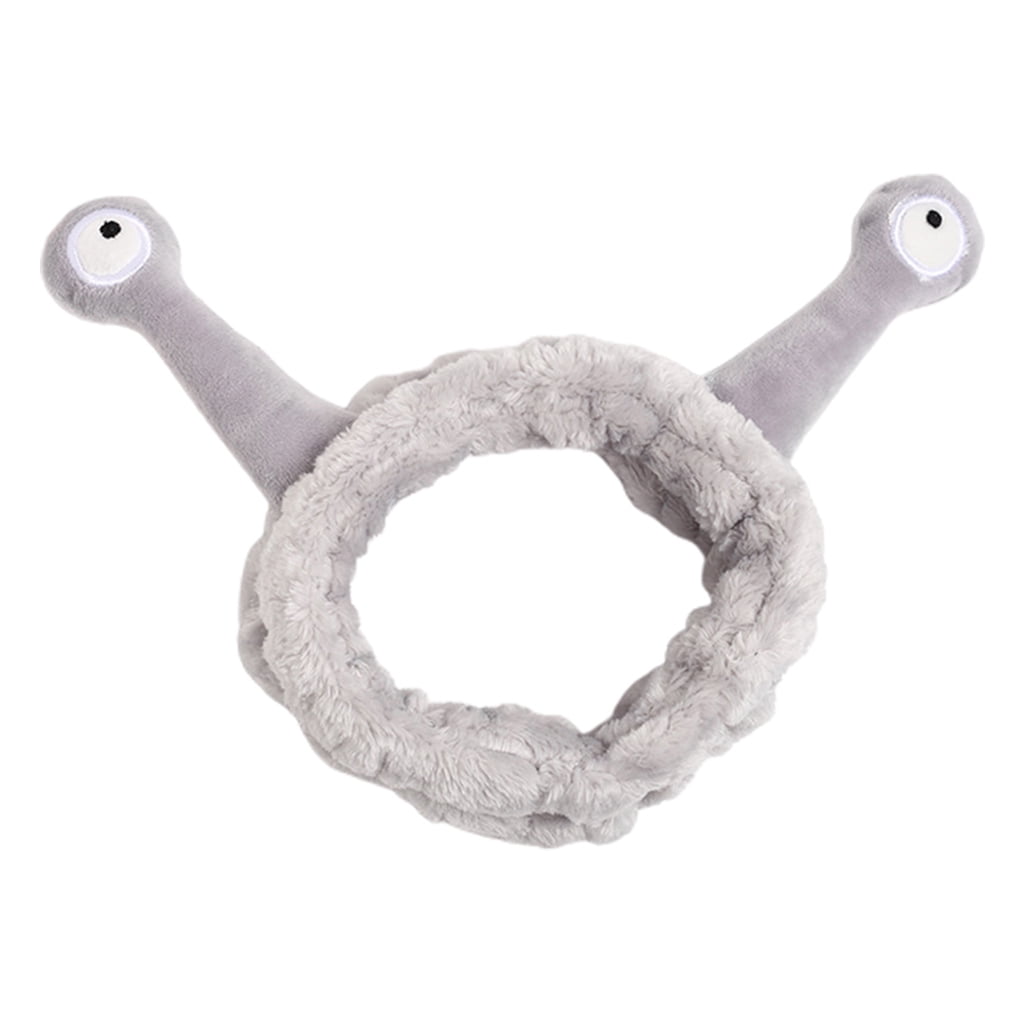 HeroNeo Women Wash Face Plush Headband Funny Cartoon Snail Antenna Eyes ...