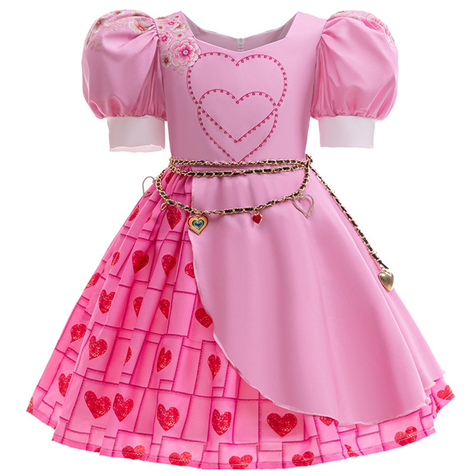 HeroPup Descendants Costume Pink Princess Dress and Belt Descendants 4 ...