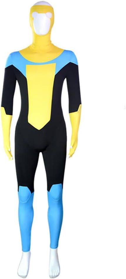 HeroPup Invincible Costume Halloween Cosplay Bodysuit Mark Grayson Omni ...