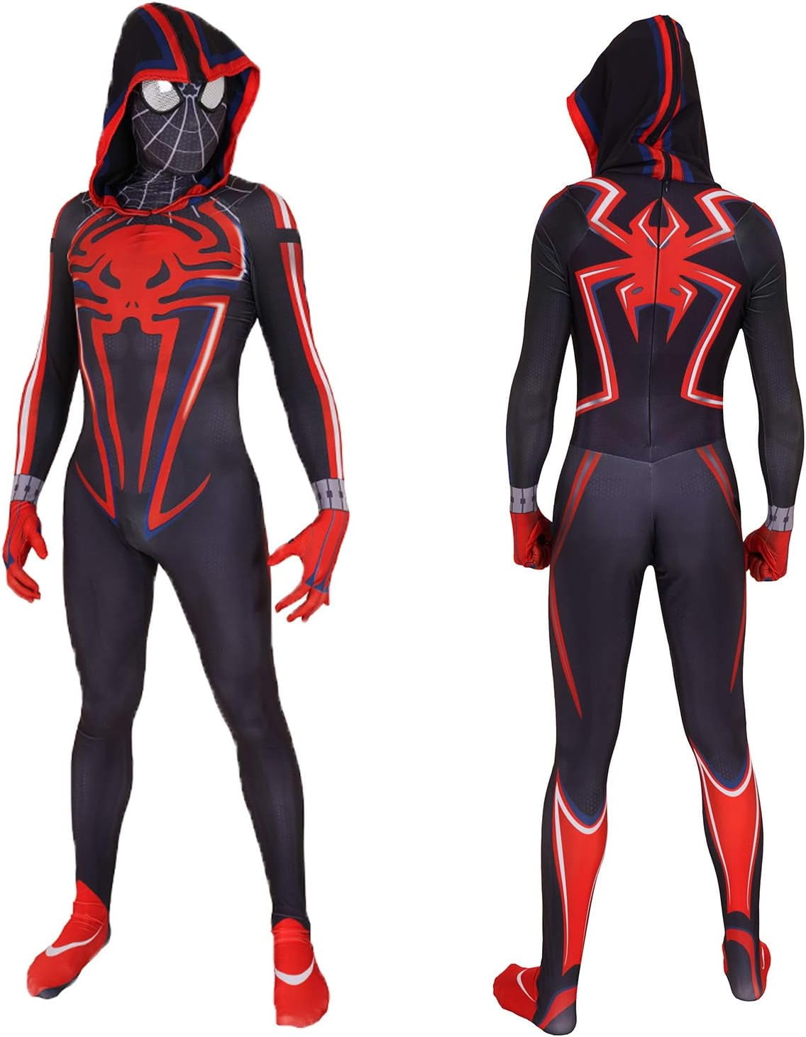 HeroPup Men's Spider Costume - Halloween Cosplay Costume Superhero ...