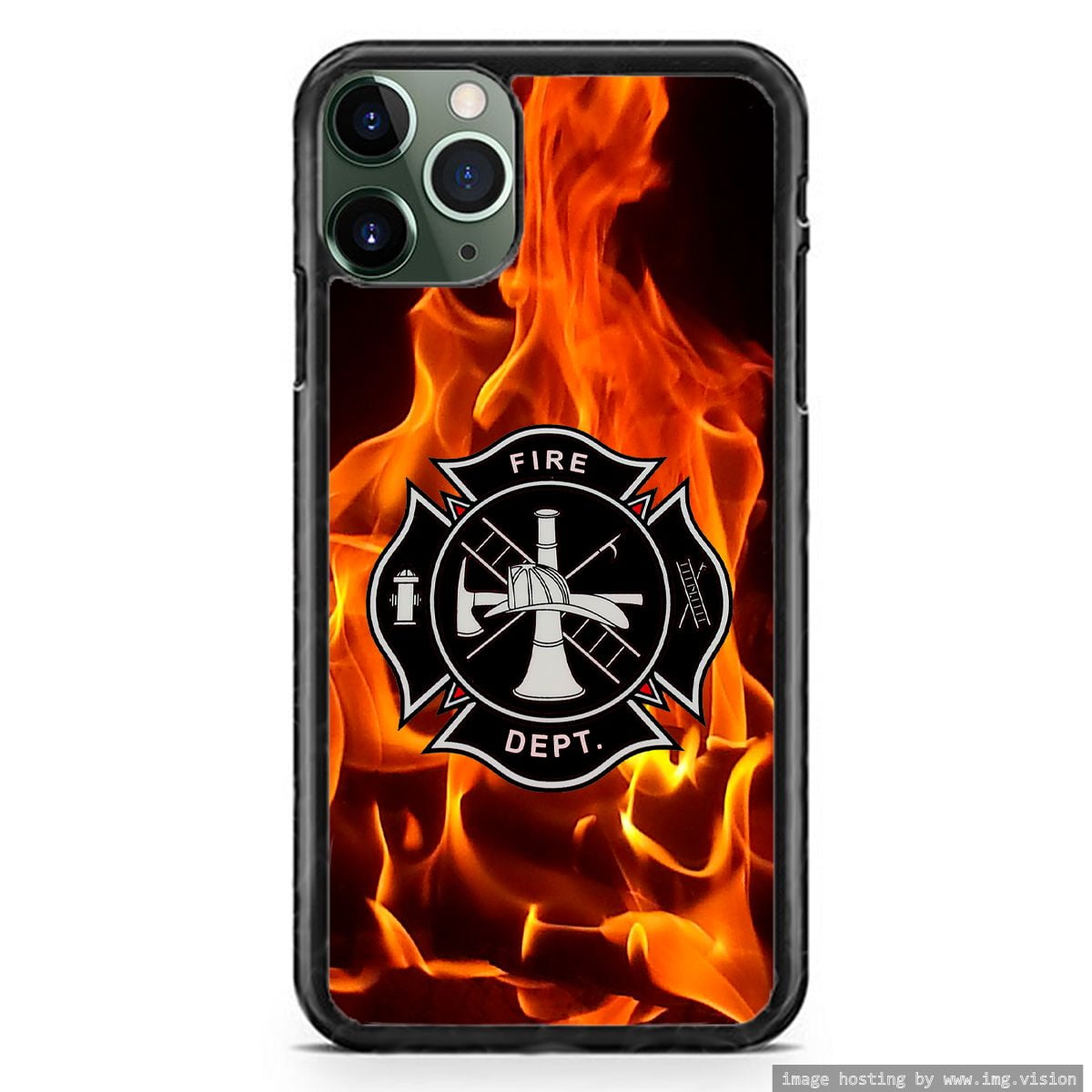 Heroes First Responders FireFighter Case Slim Shockproof Hard Rubber ...