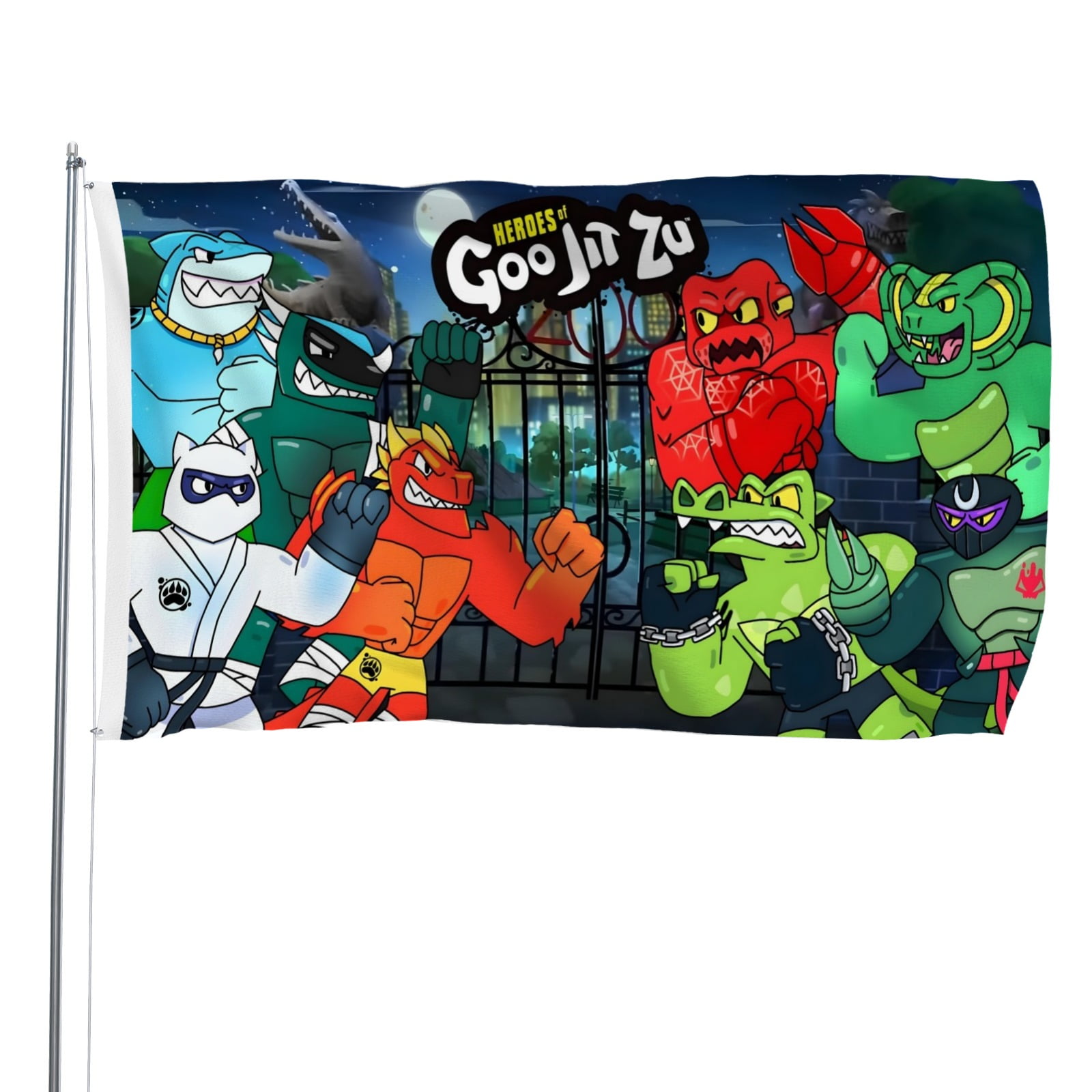 Heroes of Goo Jit Zu-themed Printed Flag Perfect gift for fans, friends ...