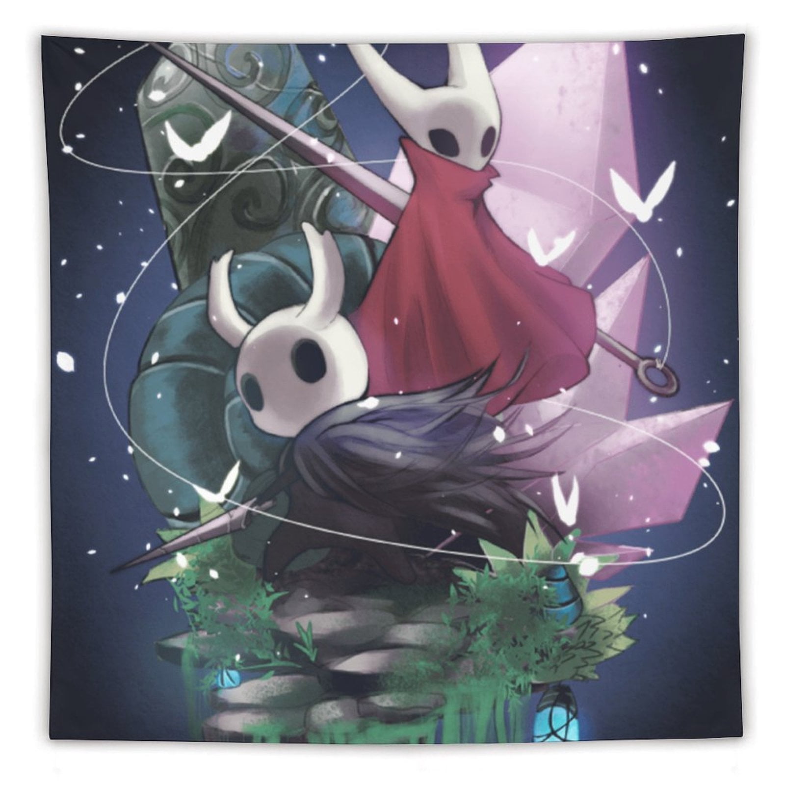 Heroes Hollow Knight Tapestry Luxury Wall Hanging Tapestries Decor ...