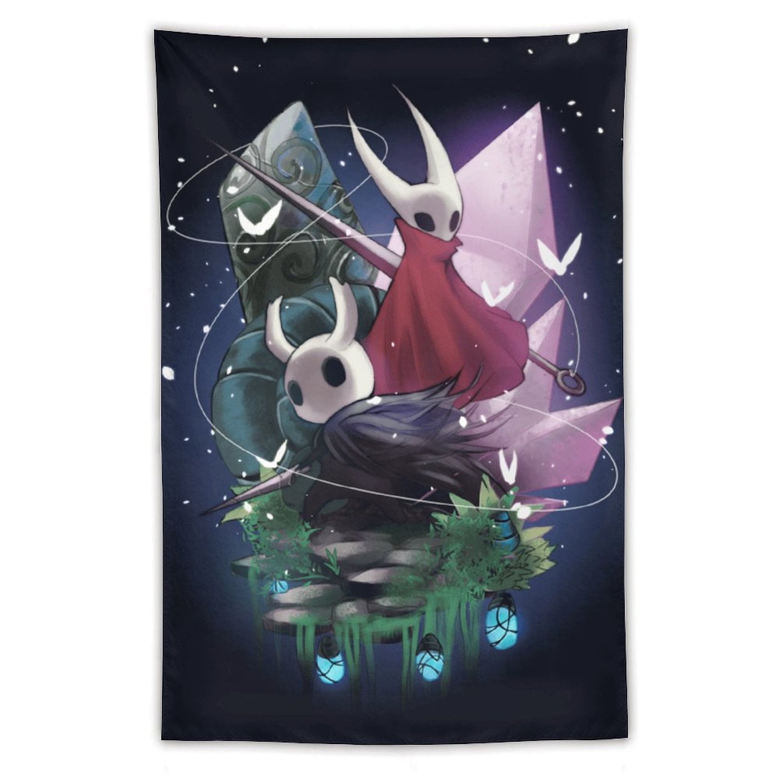 Heroes Hollow Knight Tapestry Luxury Wall Hanging Tapestries Decor ...