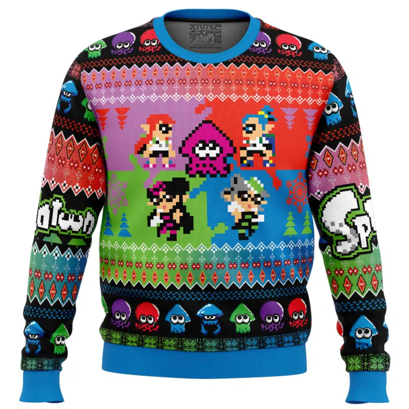 Heroes Splatoon 2 Ugly Christmas Sweater - Walmart.com