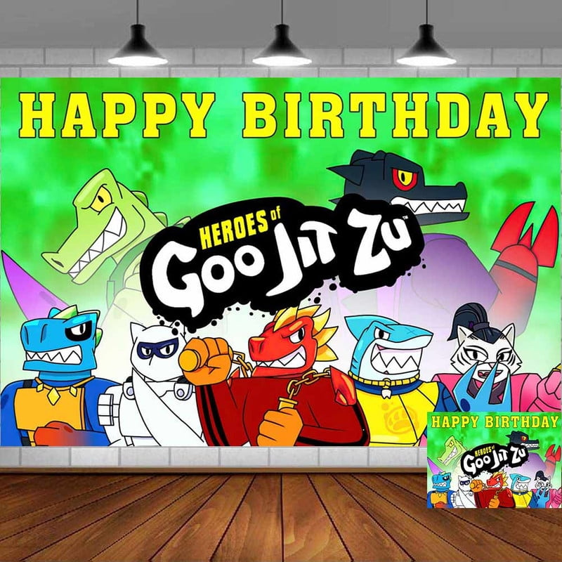 Heroes of Goo Jit Zu Backdrop Banner Party Supplies Poster Movie Theme ...