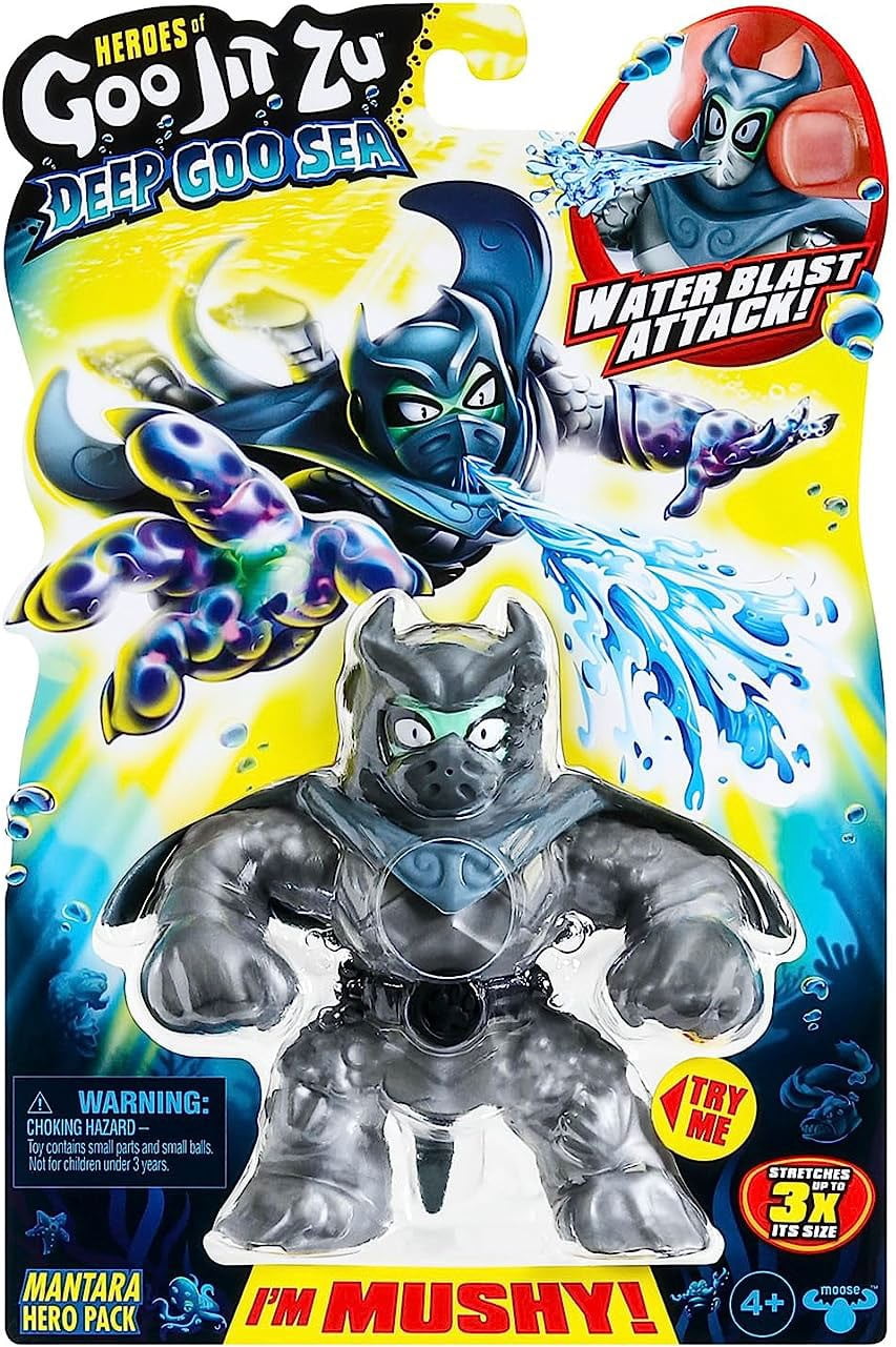 Brand New Heroes of Goo Jit Zu Deep Goo Sea Mantara Action Figure Toy ...