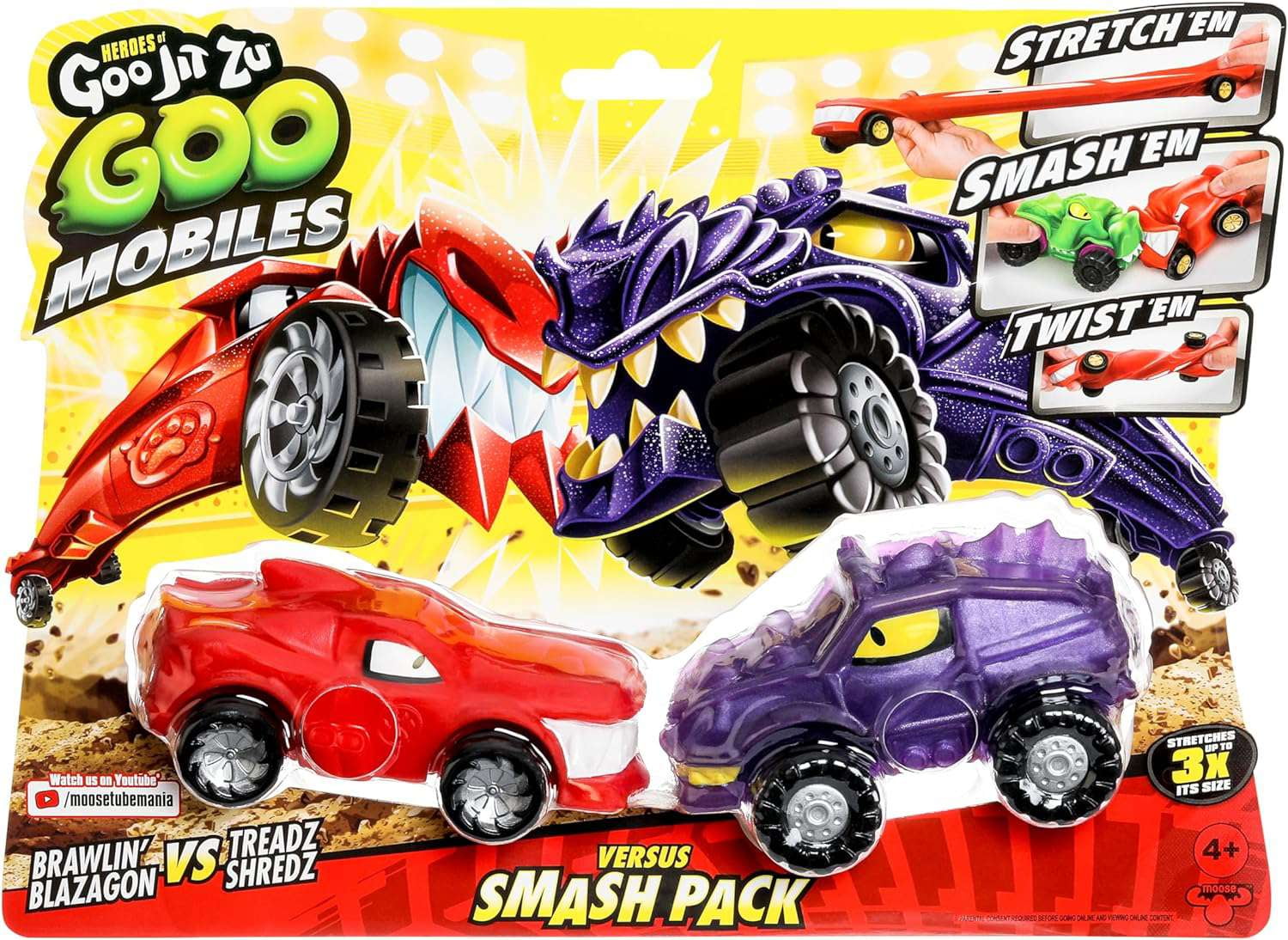Heroes of Goo Jit Zu Goo Mobiles Blazagon Vs Shredz - Walmart.com