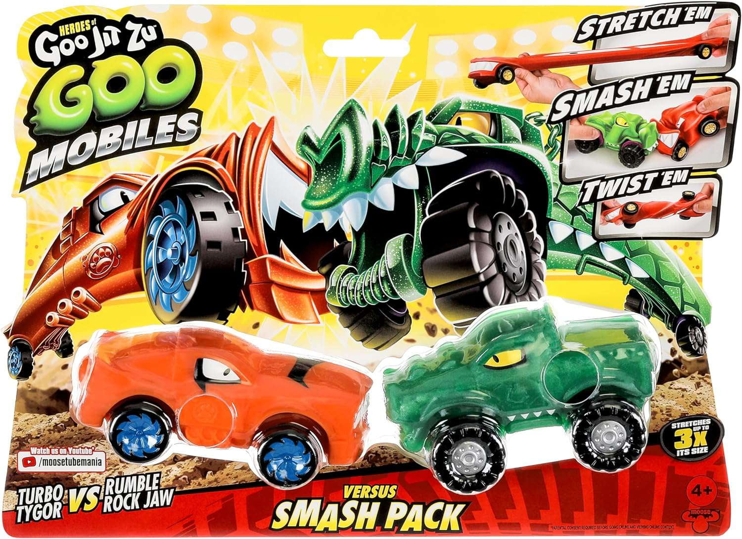 Heroes of Goo Jit Zu Goo Mobiles Turbo Tygor vs Rumble Rock Jaw Versus ...