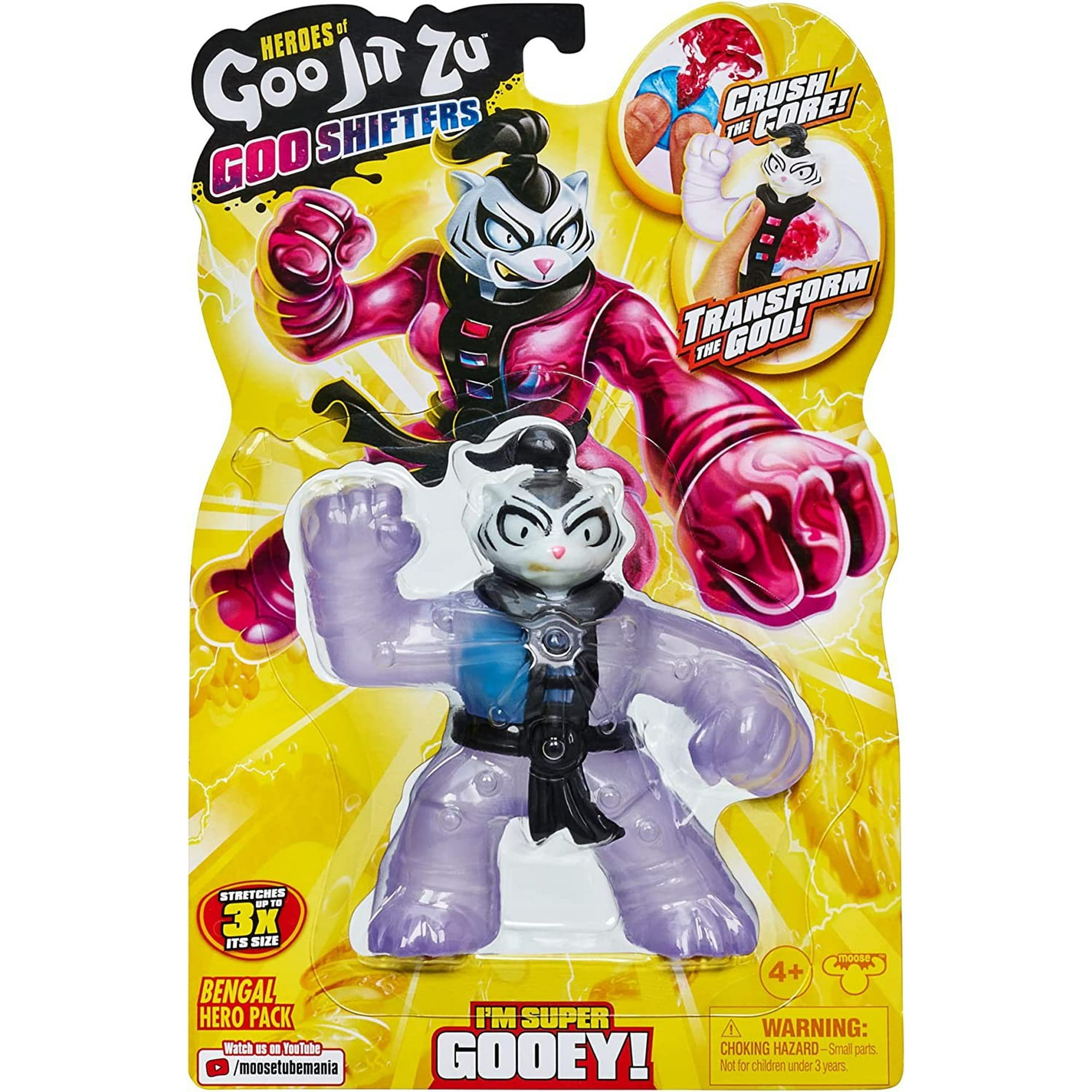 Heroes of Goo Jit Zu Goo Shifters Bengal Hero Pack, Purple - Walmart.com