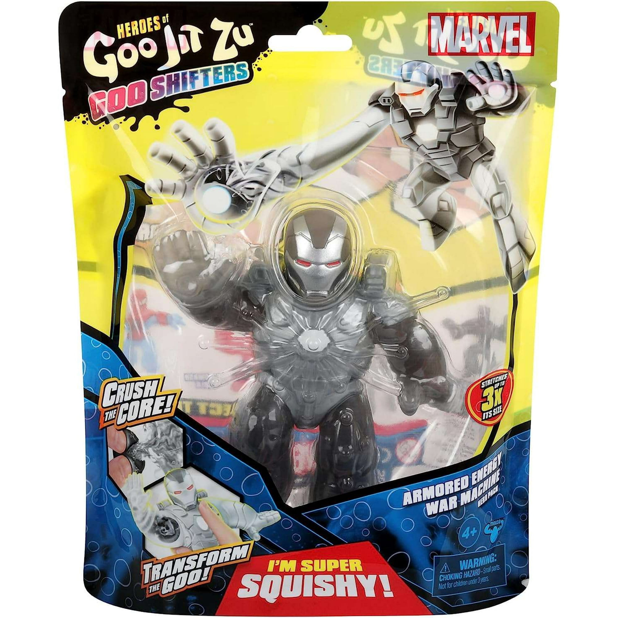 Heroes of Goo Jit Zu Goo Shifters Marvel Stretchy hero, 4.2" Armored ...