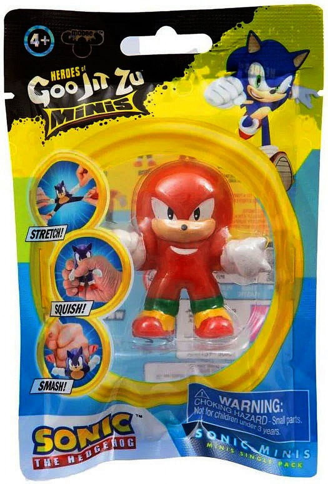 Sonic the Hedgehog - Heroes of Goo Jit Zu Stretchy Mini Knuckles Figure ...