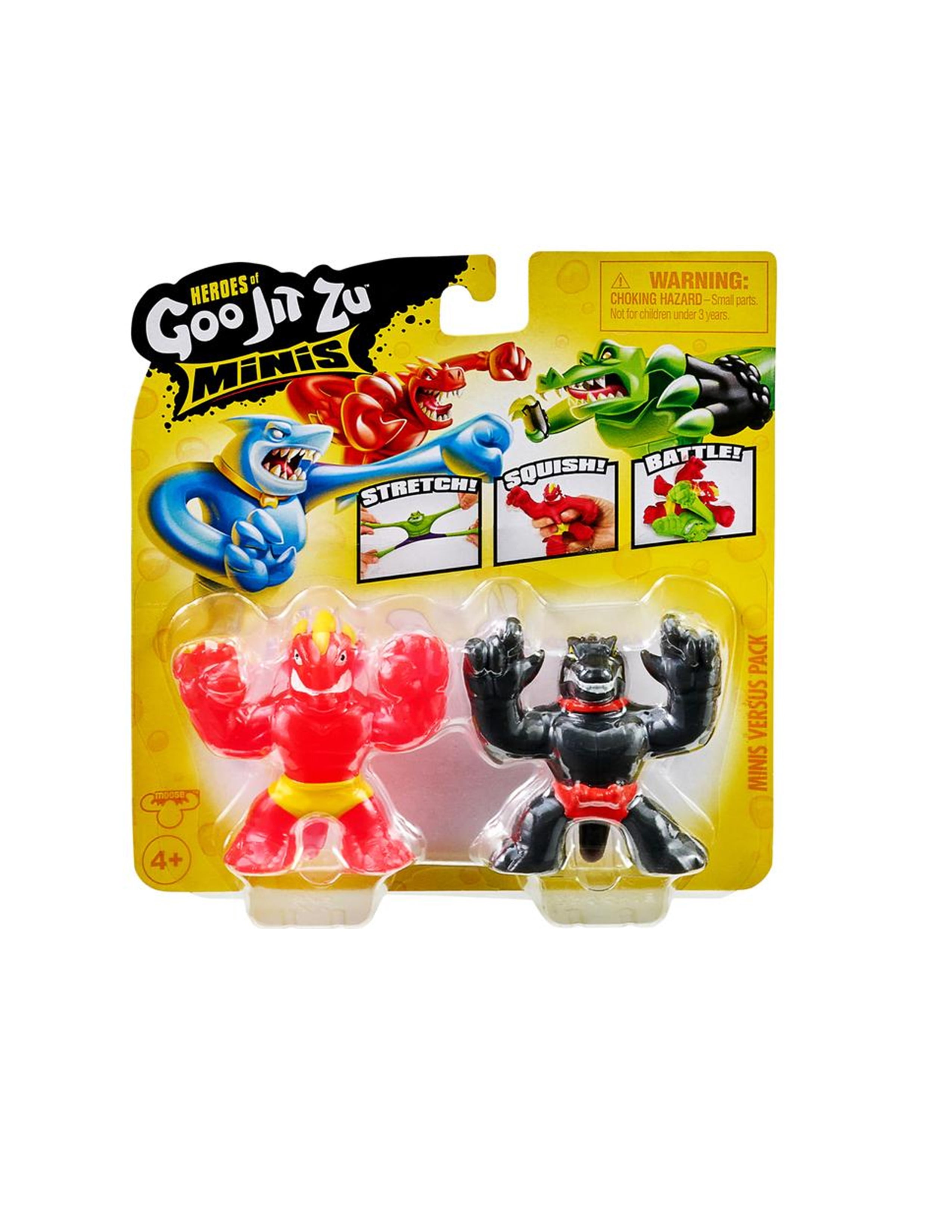 Heroes of Goo Jit Zu™ Mini Versus Pack in Stretch, Squish and battle ...