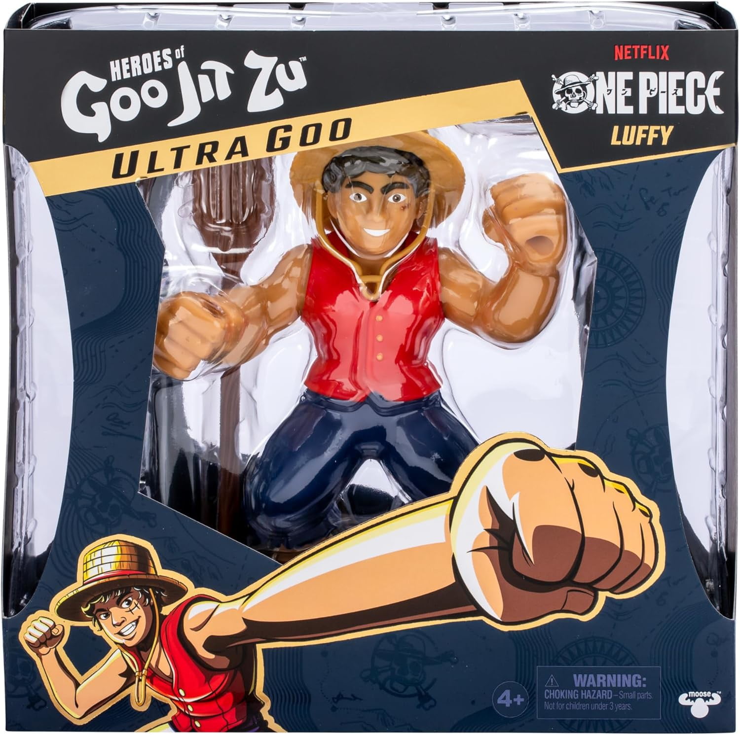 Customer reviews for Heroes of Goo Jit Zu One Piece Luffy Stretchy 7 ...