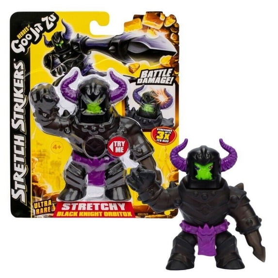 Heroes of Goo Jit Zu Stretch Strikers Action Figure, Black Knight ...