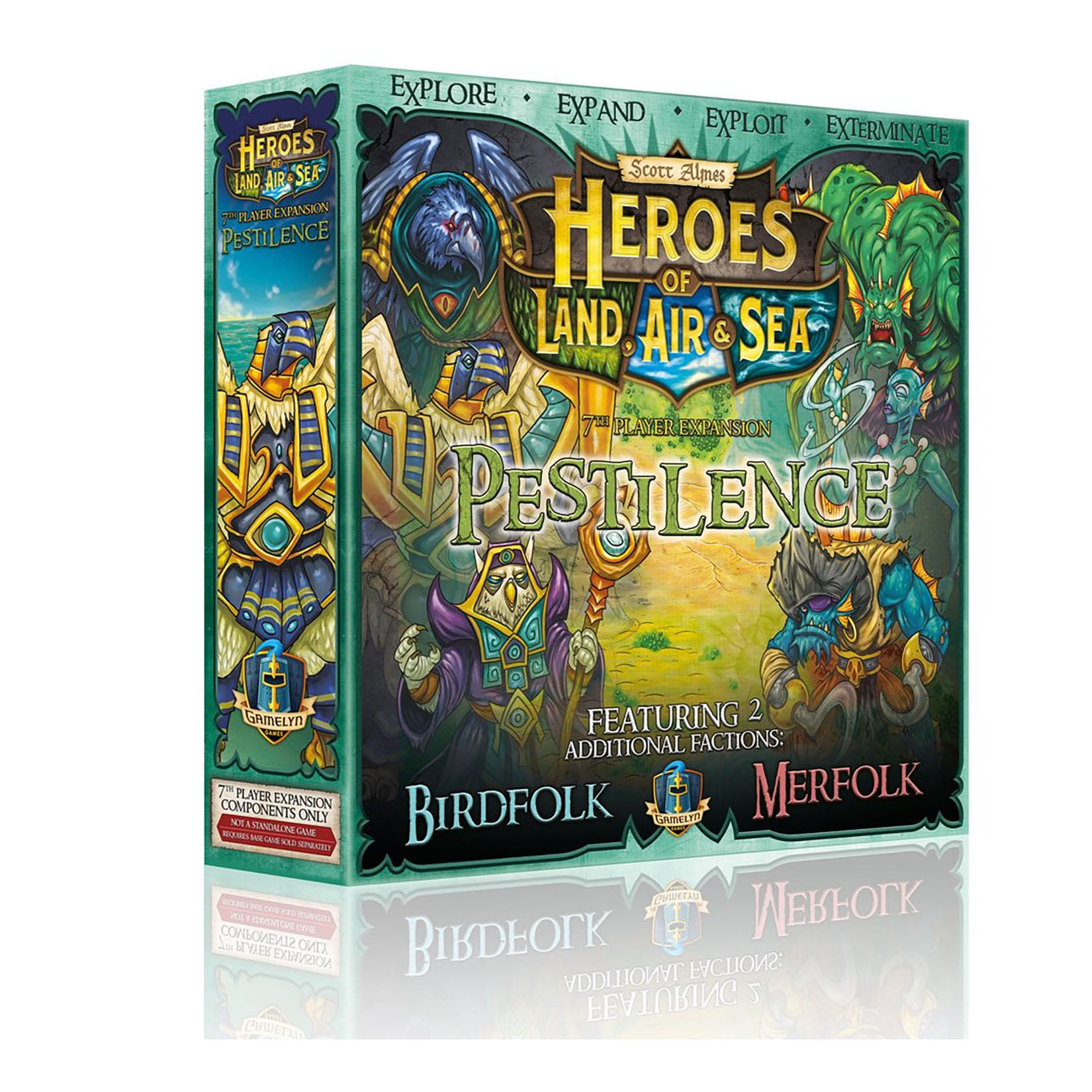 Heroes of Land, Air & Sea: Pestilence Expansion Strategy Board Game ...