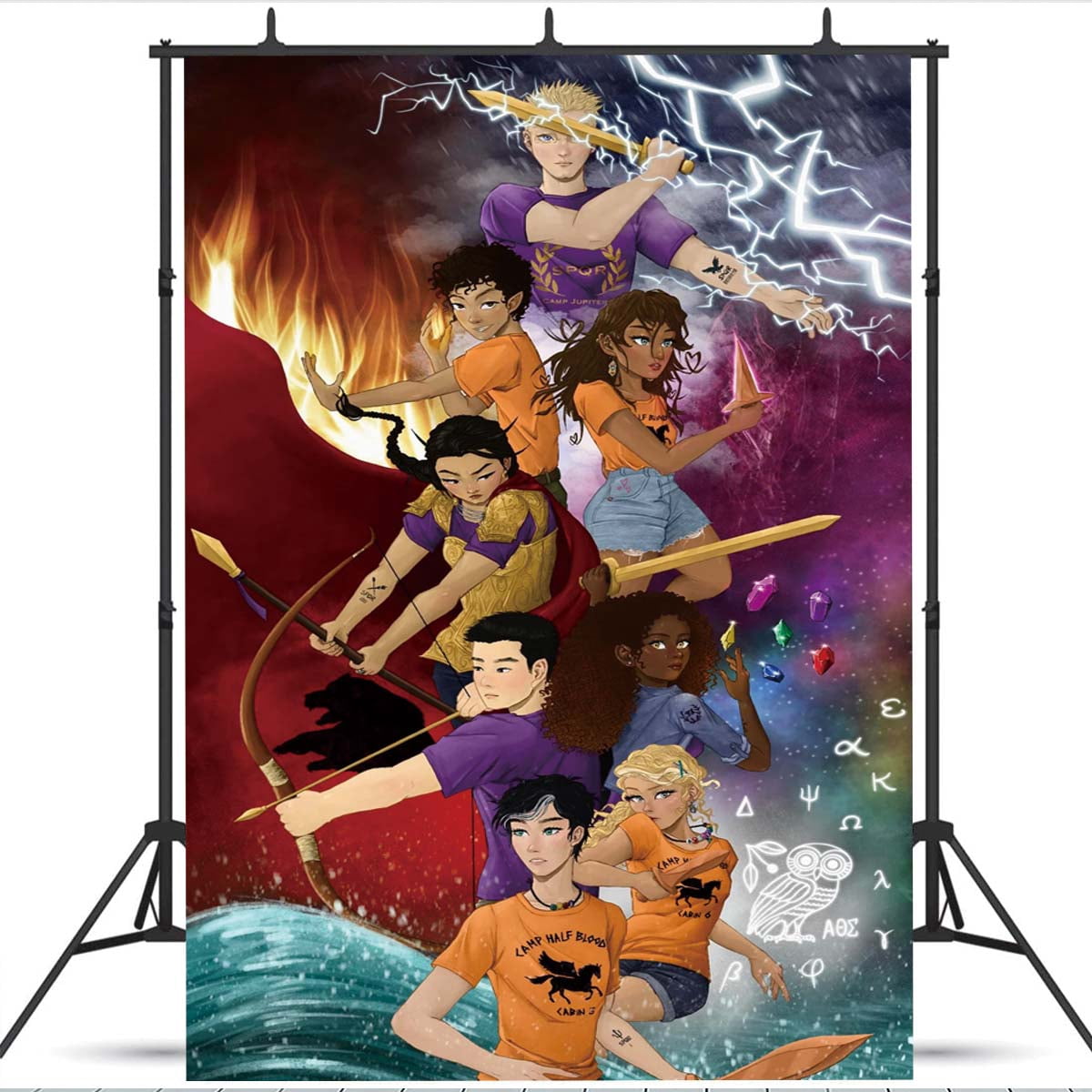 Heroes of Olympus school Banner Backdrop Background Taspestry Wall ...